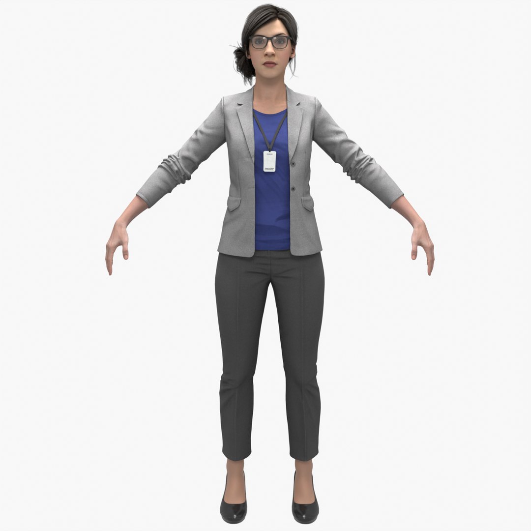 Female Grant Director 3D Model - TurboSquid 2241634
