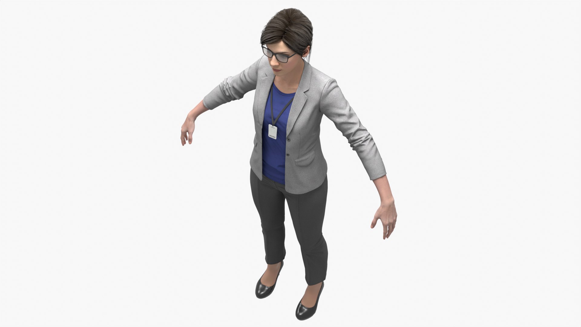 Female Grant Director 3D Model - TurboSquid 2241634