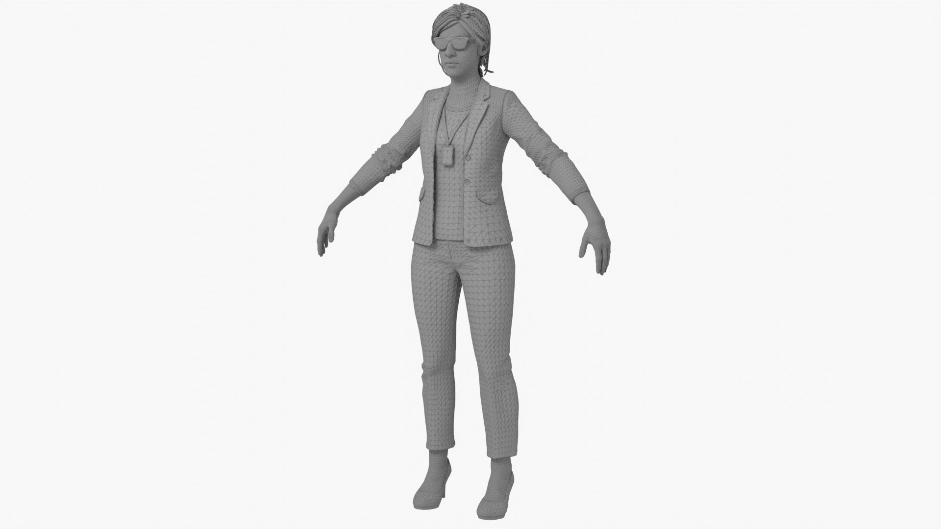 Female Grant Director 3D Model - TurboSquid 2241634