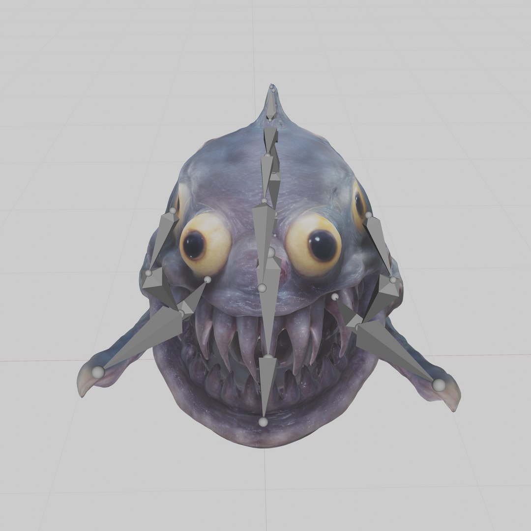 3D Ugly Frog-like Eye Monster - TurboSquid 2276518
