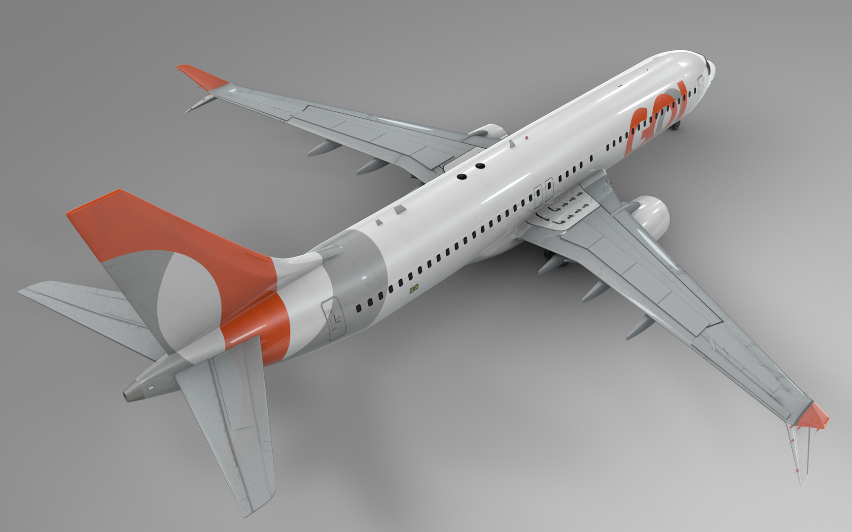 3D model boeing 737-8 gol linhas - TurboSquid 1699995
