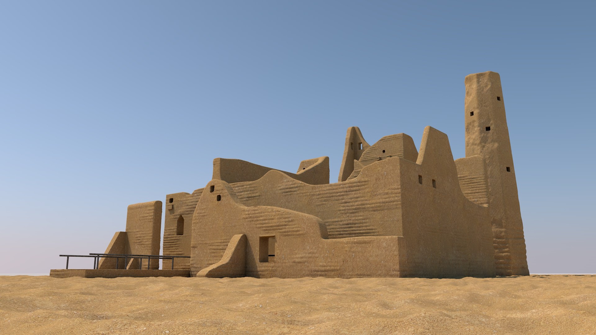 3D City Of Ad Diriyah - TurboSquid 2094576