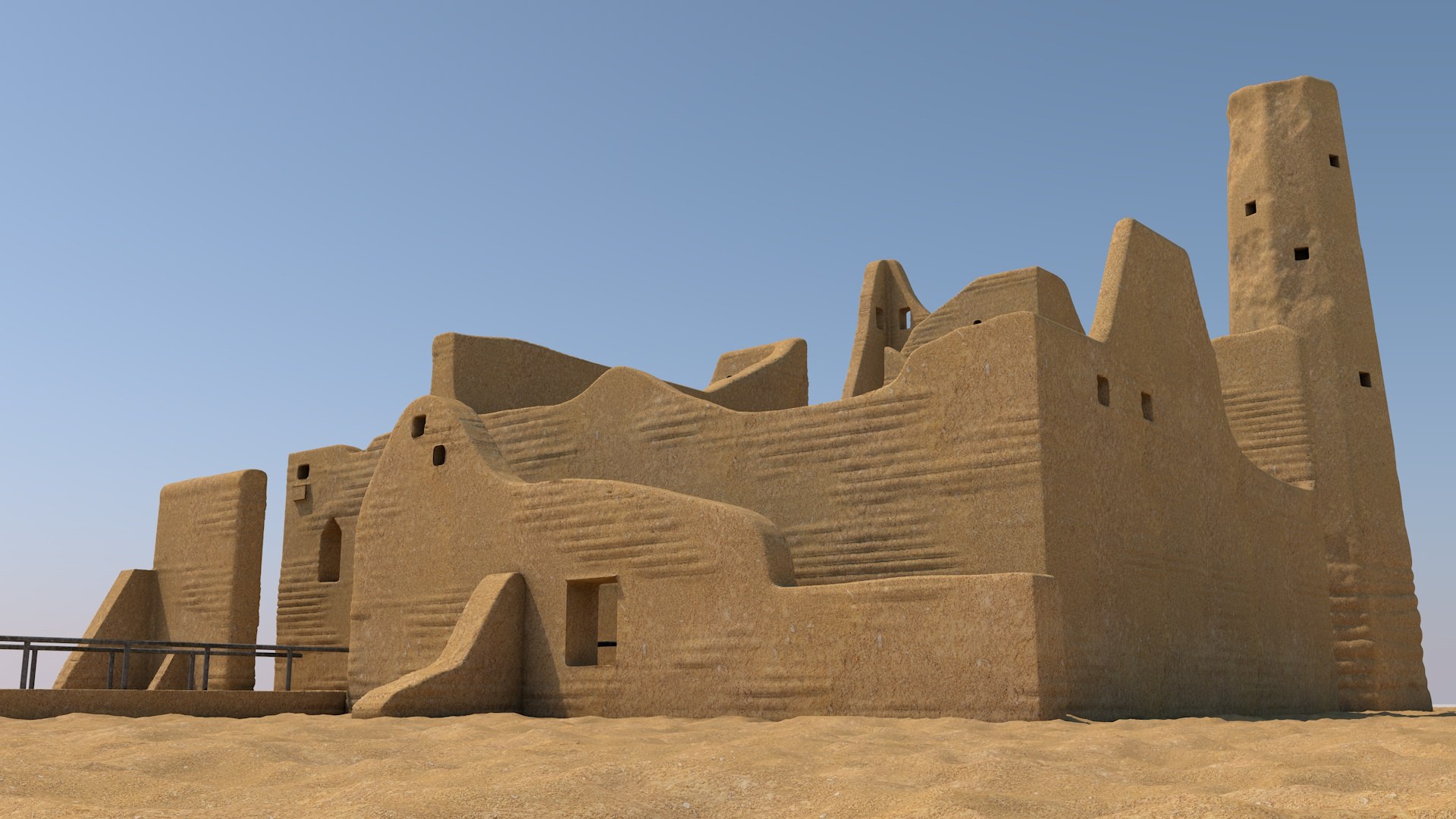 3D City Of Ad Diriyah - TurboSquid 2094576