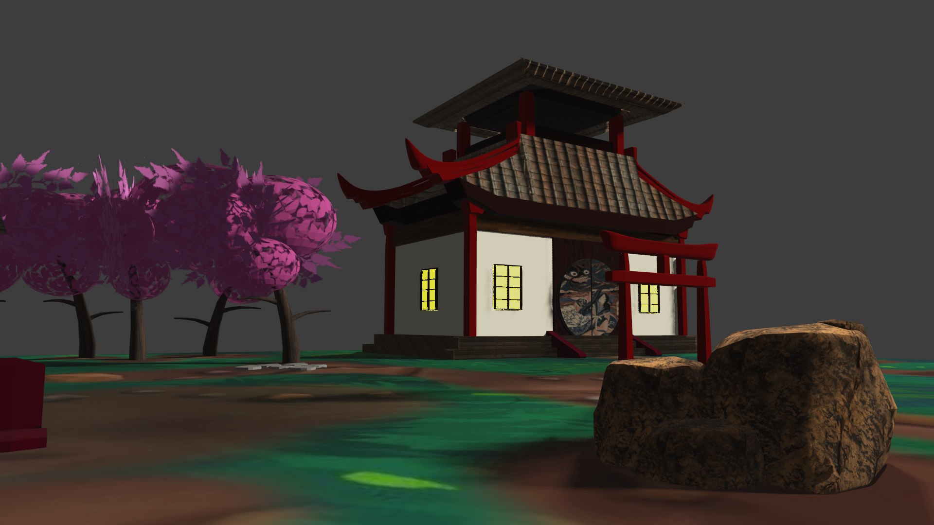 3D Model Japan Landscape - TurboSquid 1921082