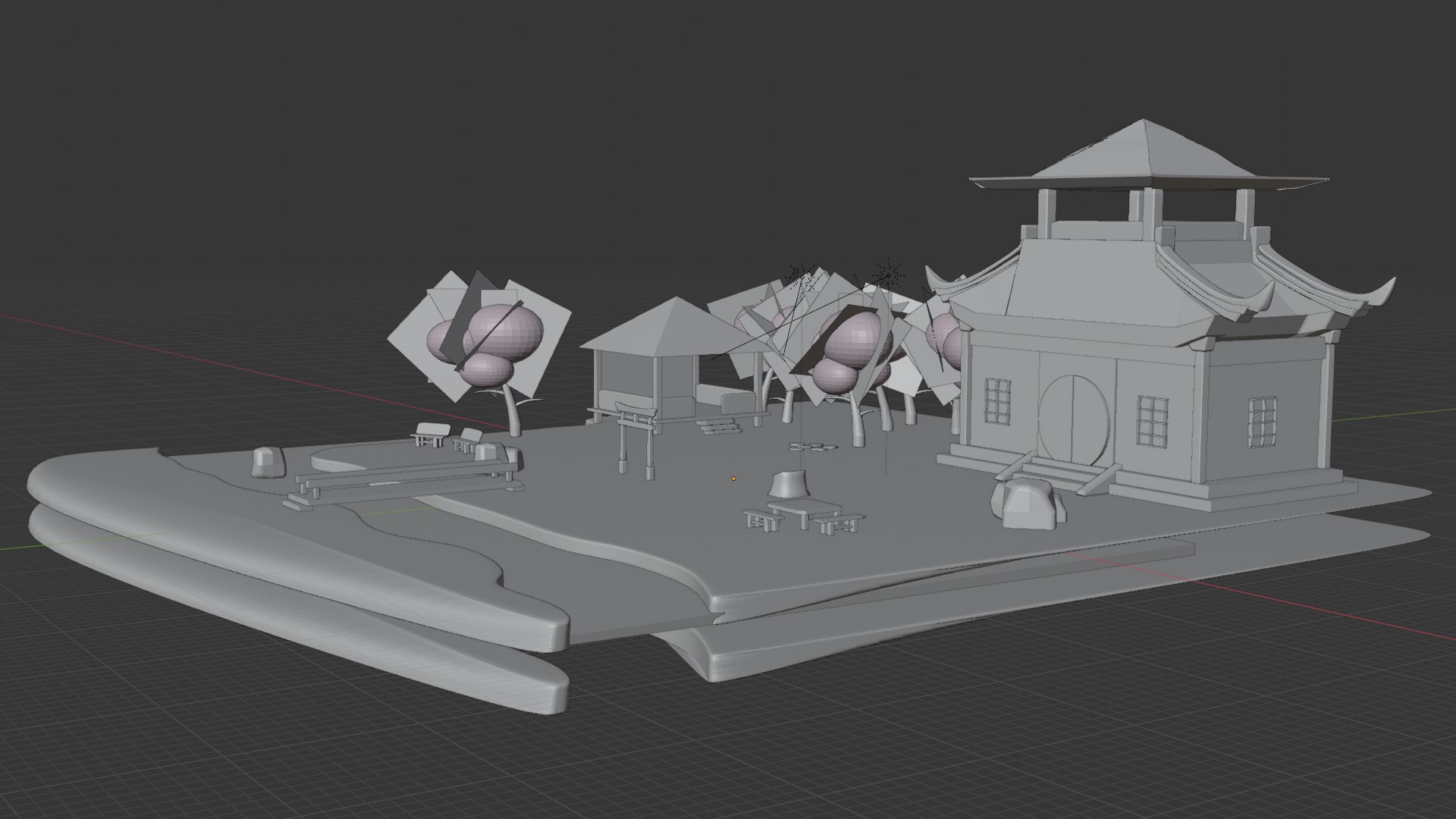 3D Model Japan Landscape - TurboSquid 1921082