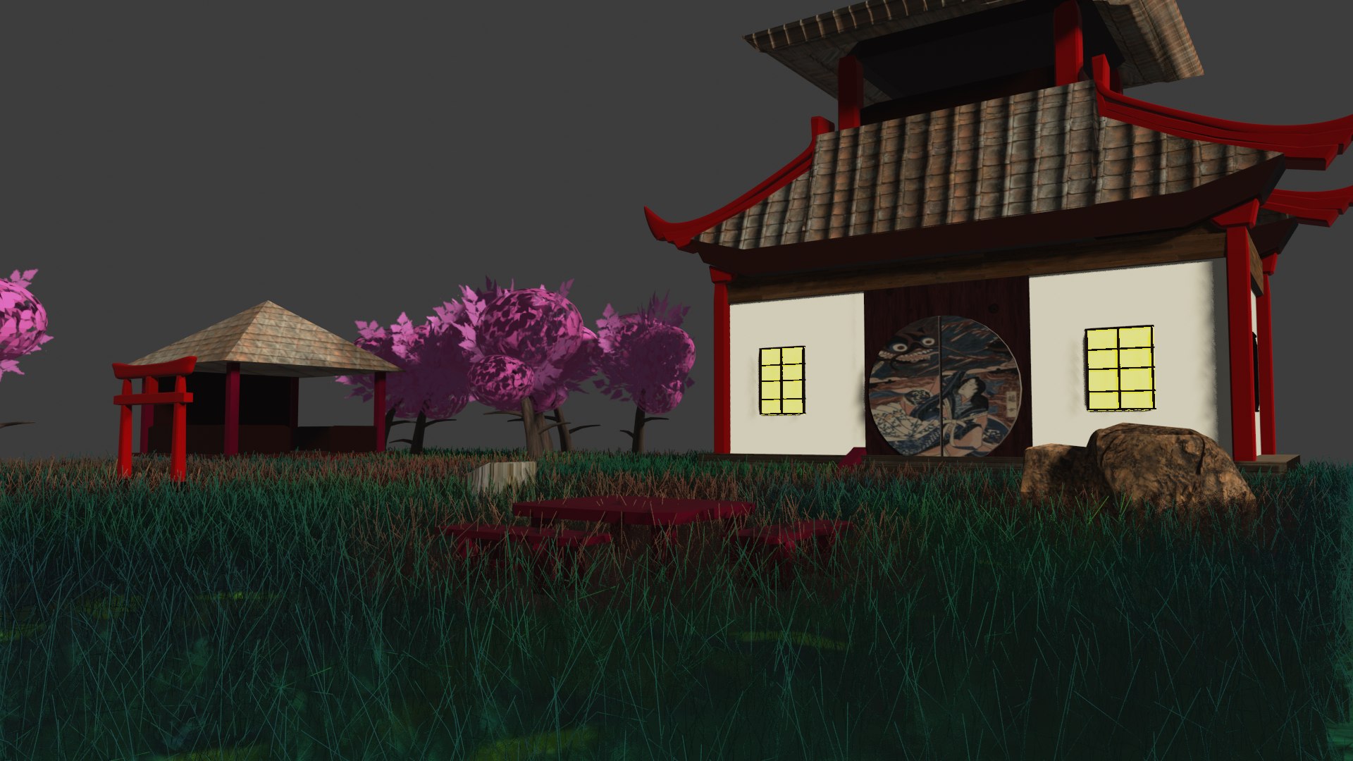 3D Model Japan Landscape - TurboSquid 1921082