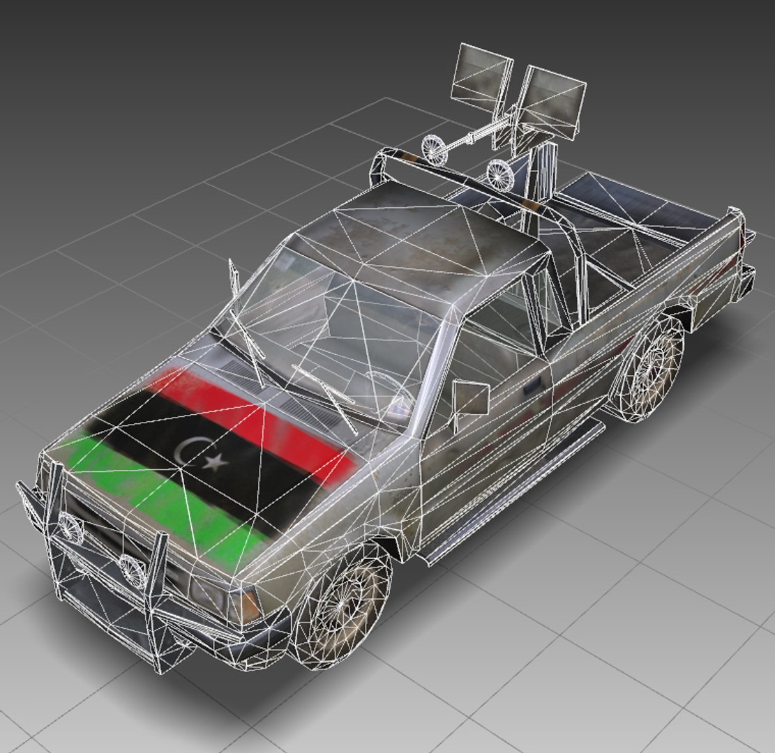 Max Libyan Rebel Pickup