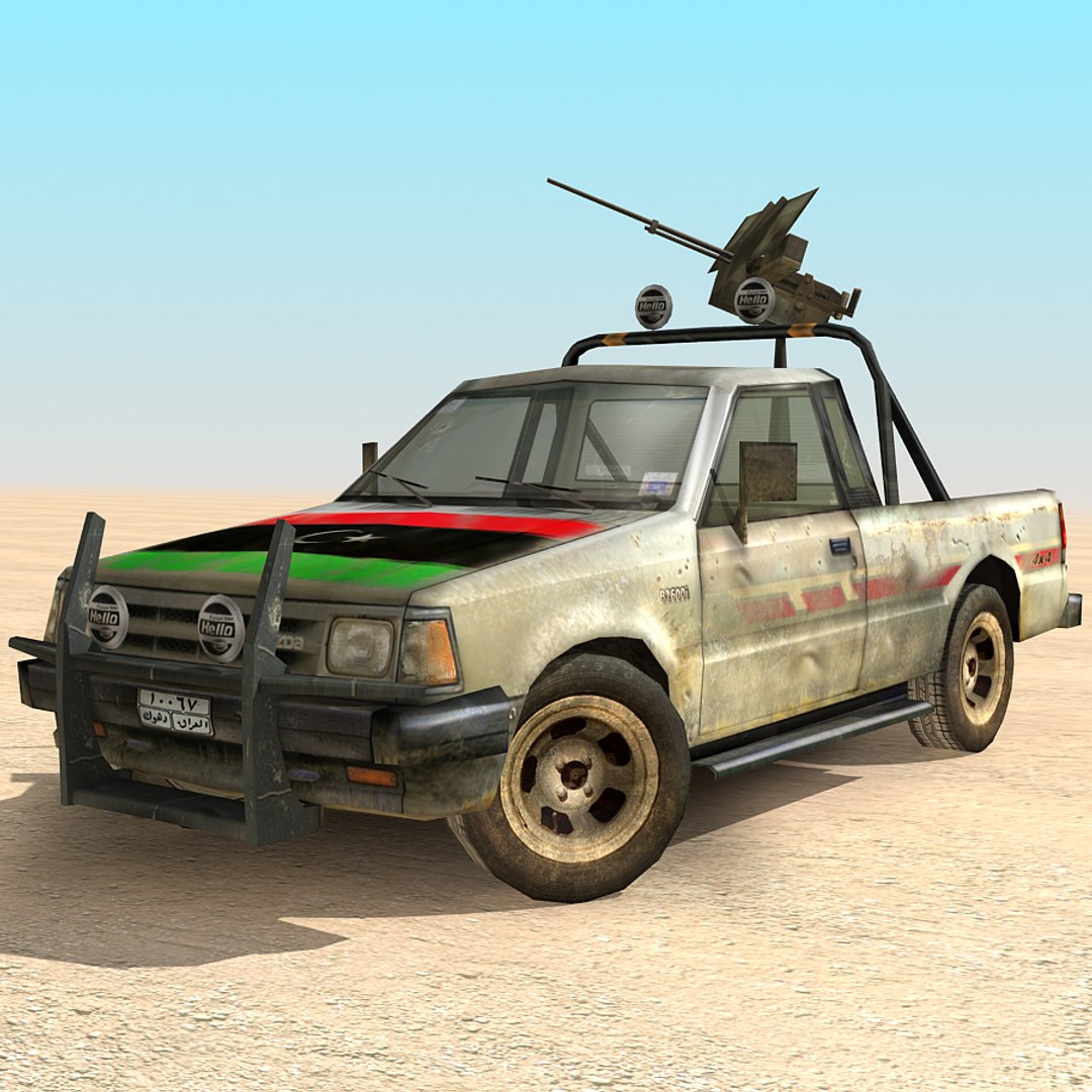 Max Libyan Rebel Pickup