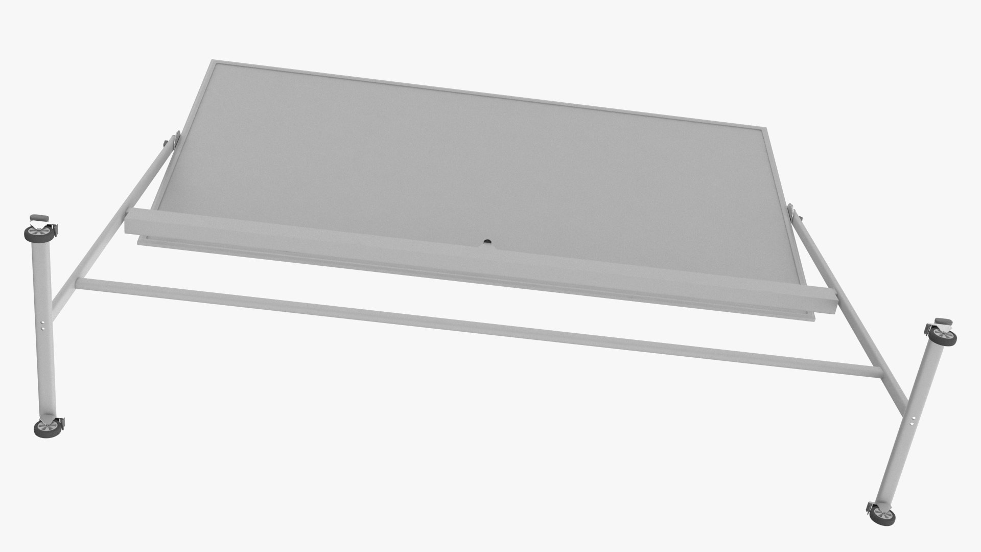 3D Office Magnetic Whiteboard on Wheels model - TurboSquid 2160873