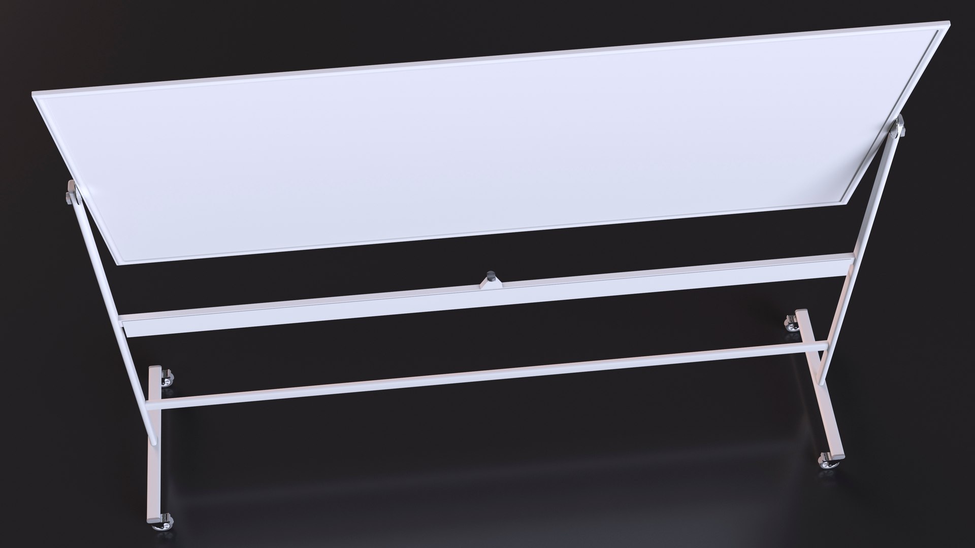 3D Office Magnetic Whiteboard On Wheels Model - TurboSquid 2160873