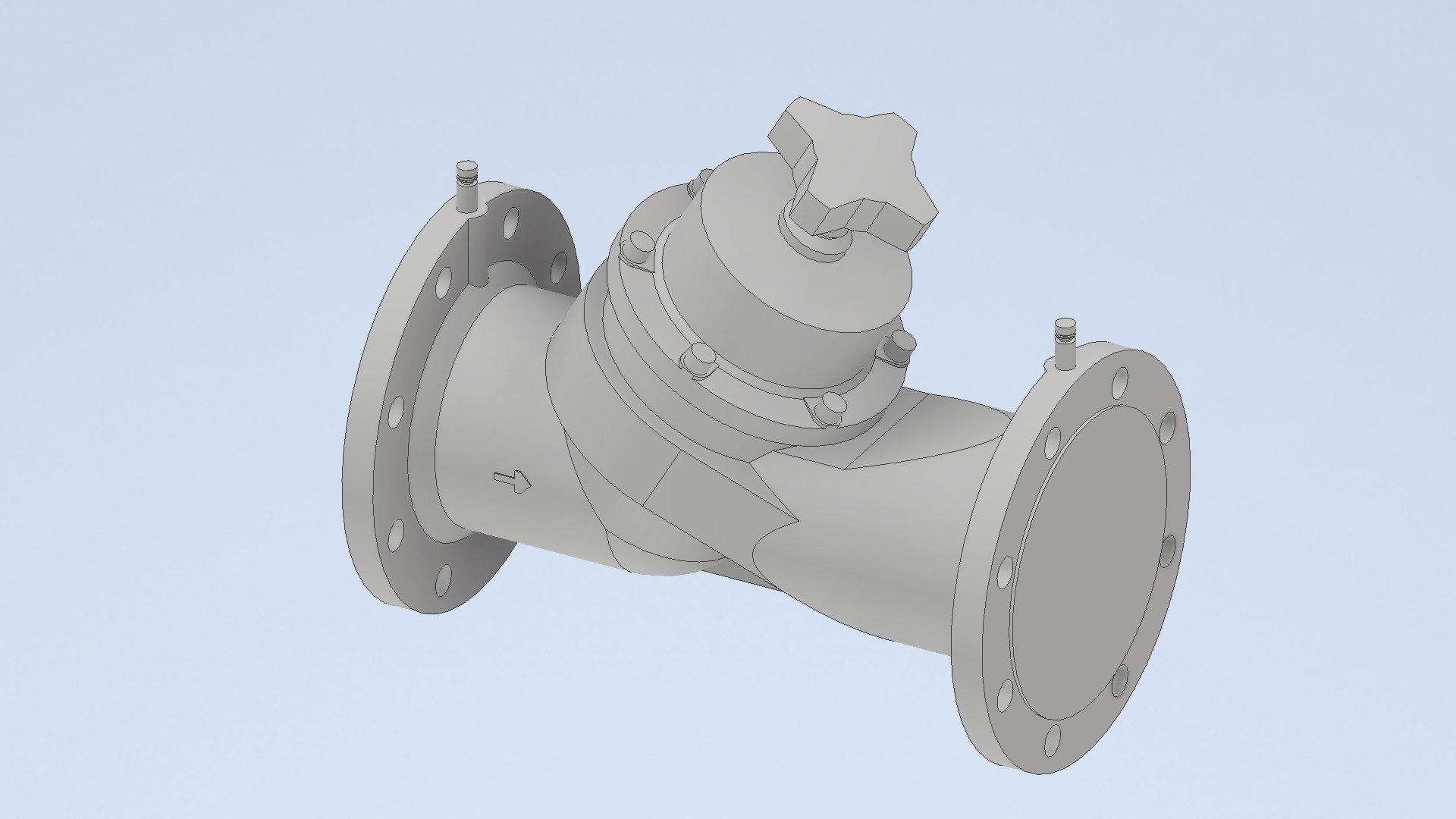 3D model balance valve 8in - TurboSquid 1817028