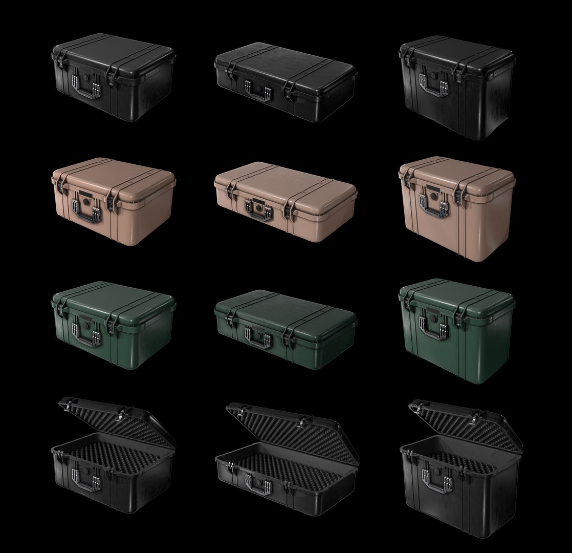 Military Cases Model - TurboSquid 1370409
