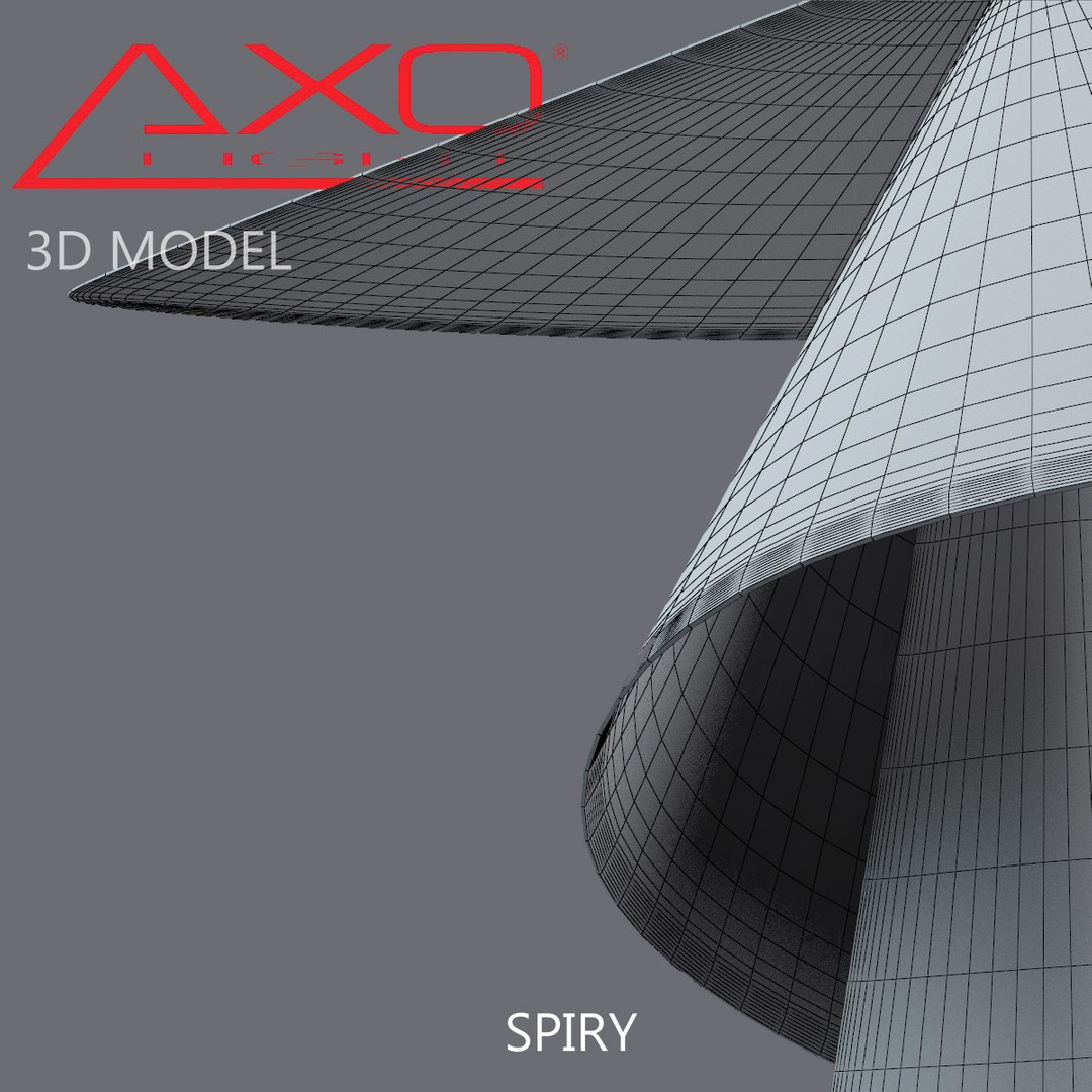 3d Model Of Axo Light Spiry