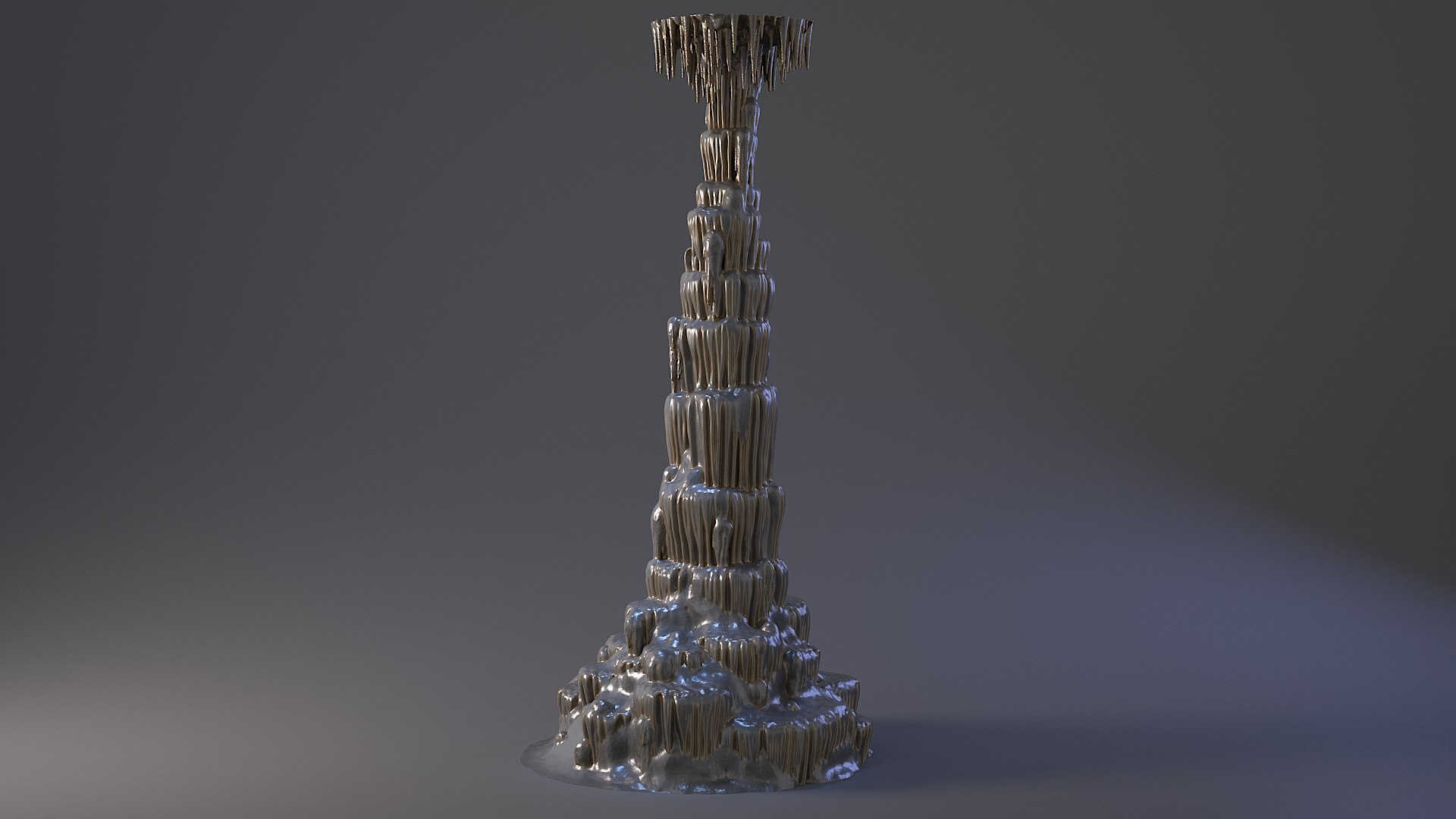 3D Cave Stalagmites 03 PBR Model - TurboSquid 2018989