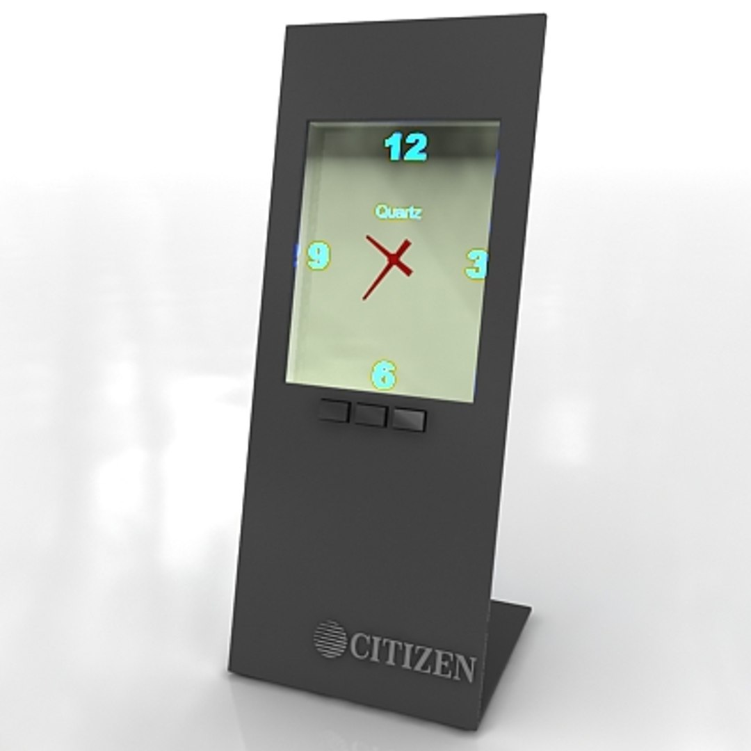 3d clock model