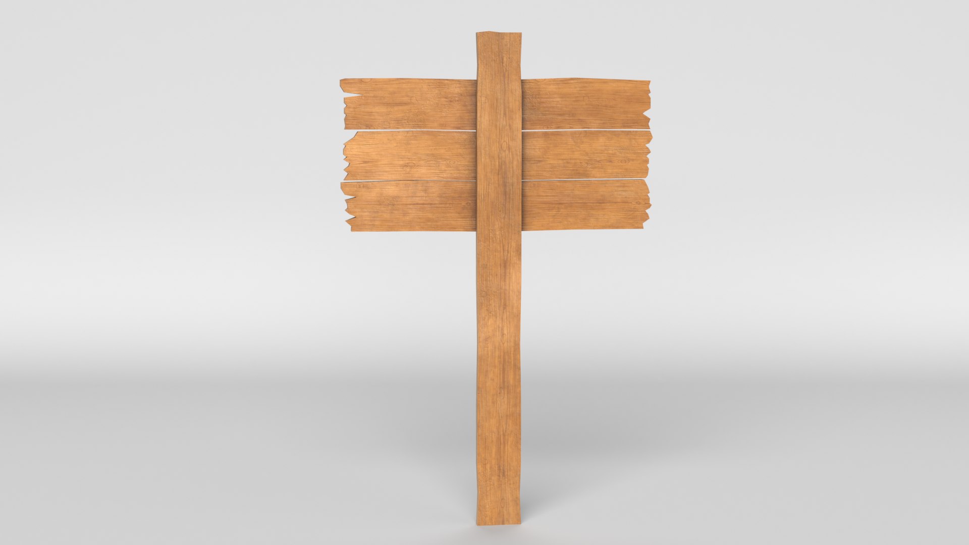3D Wood Sign 1 Model - TurboSquid 1577933