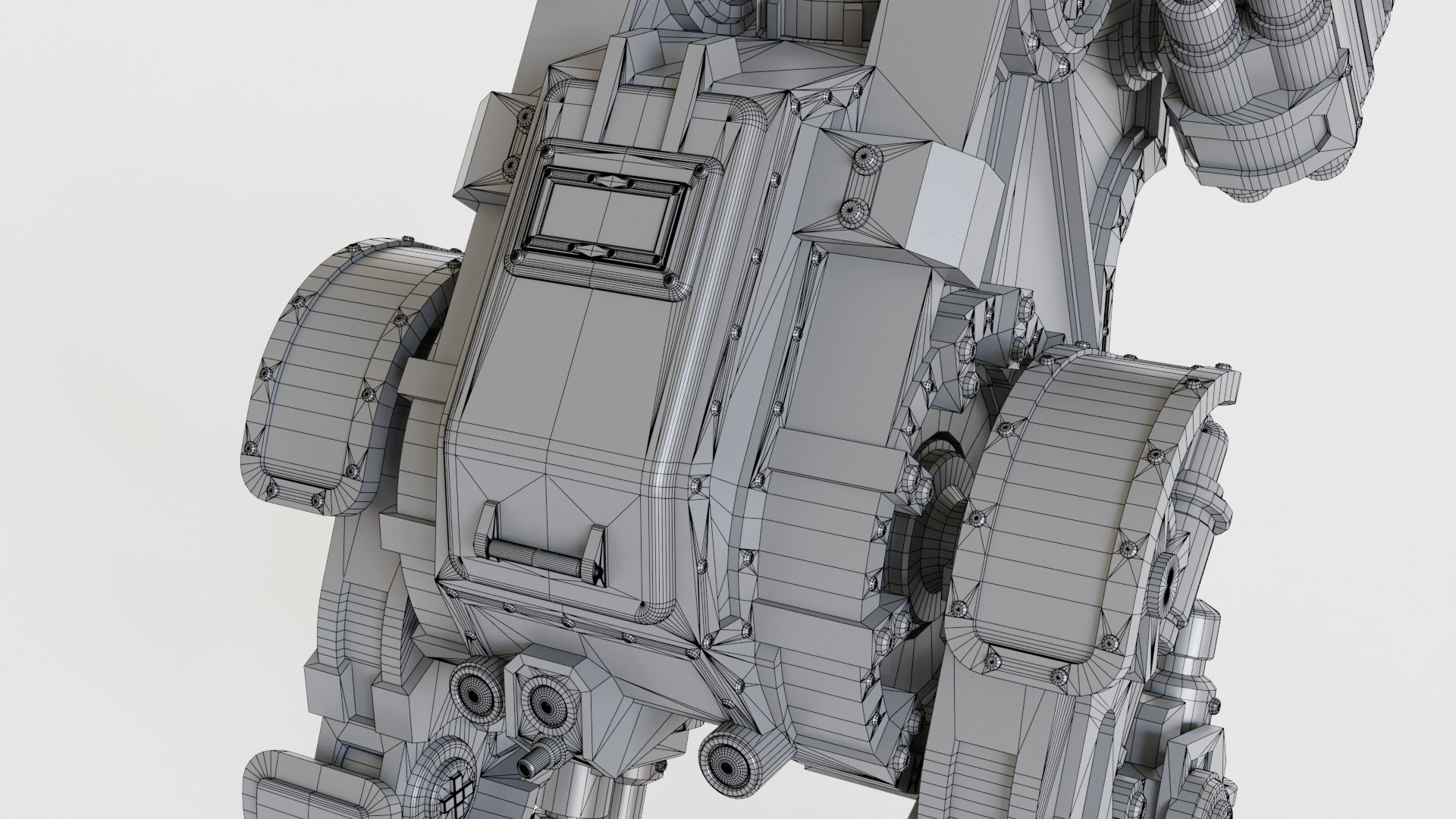 3D Gothic Mech For 3d Print Model - TurboSquid 2149612