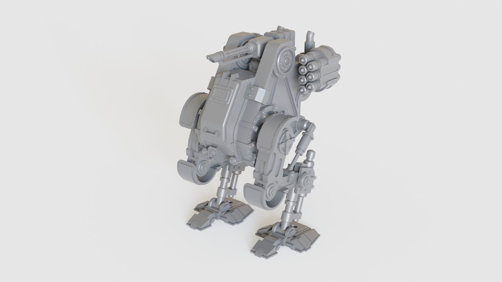 3D Gothic Mech For 3d Print Model - TurboSquid 2149612
