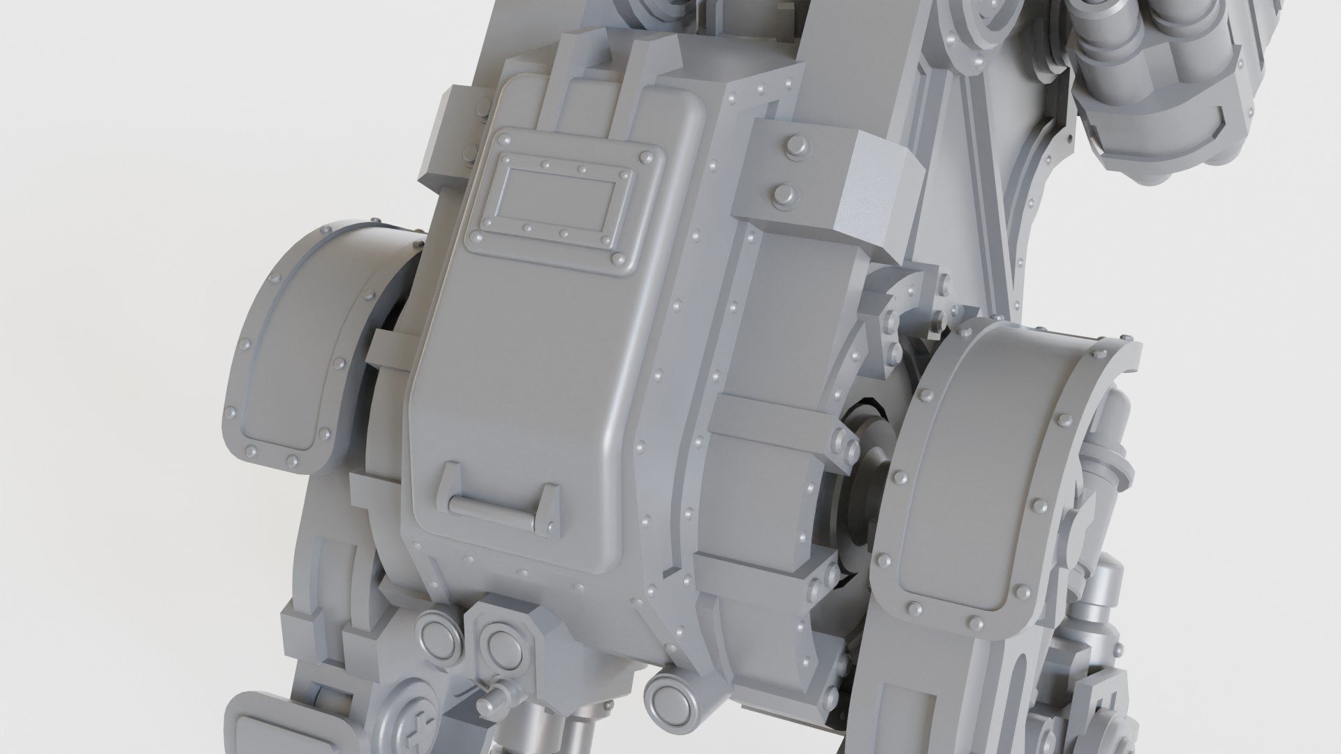3D Gothic Mech For 3d Print Model - TurboSquid 2149612