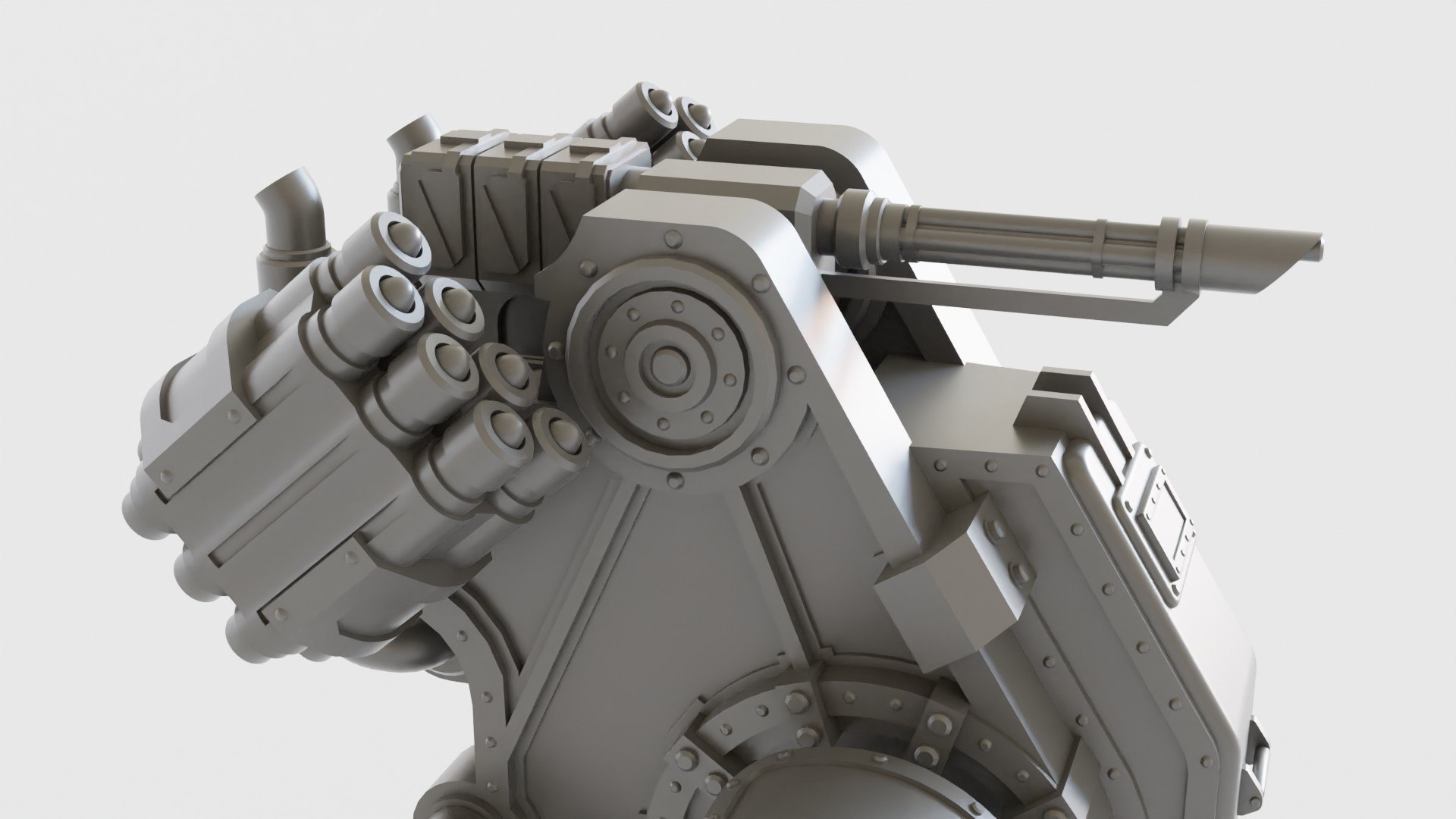 3D Gothic Mech For 3d Print Model - TurboSquid 2149612
