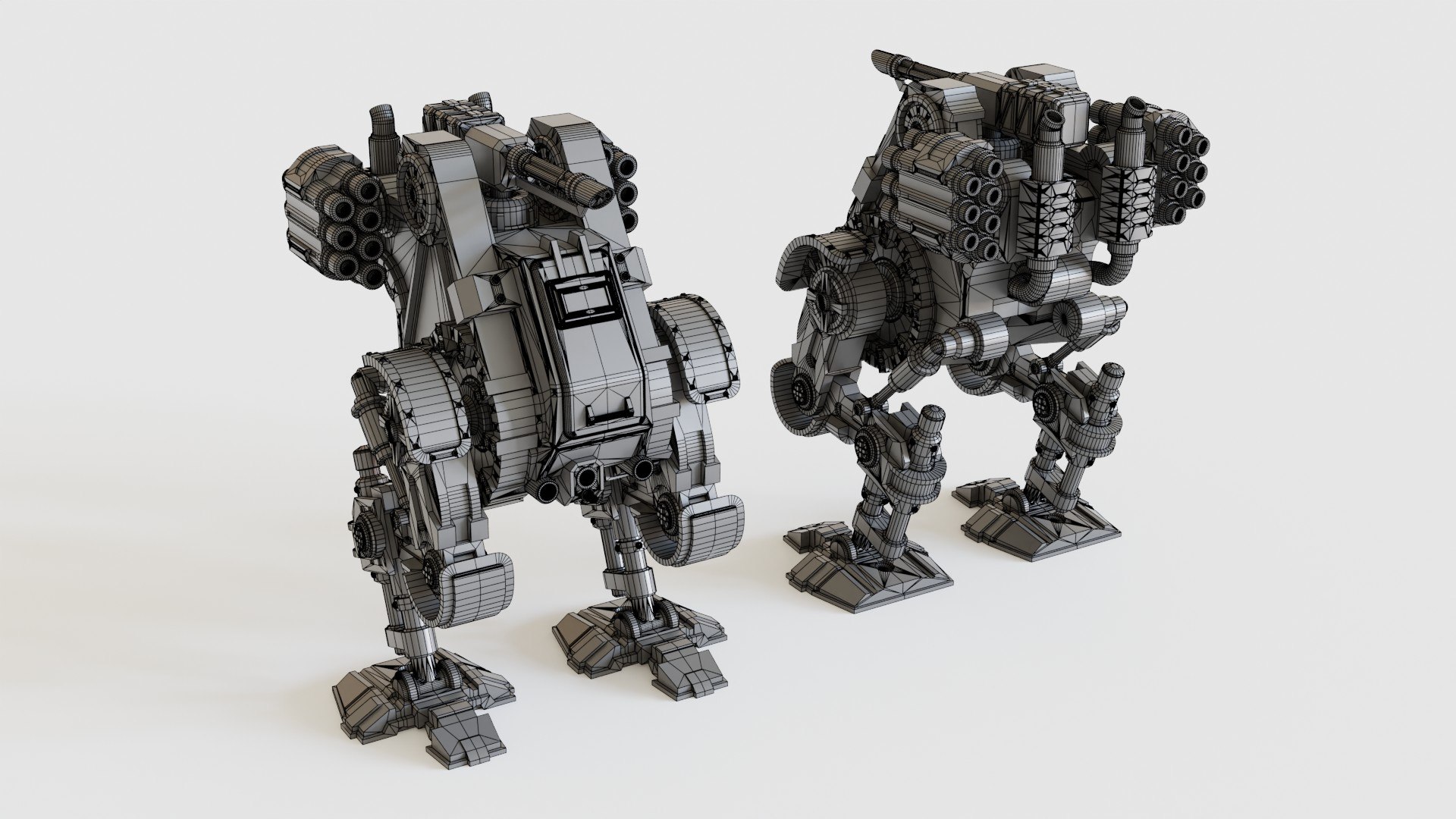 3D Gothic Mech For 3d Print Model - TurboSquid 2149612