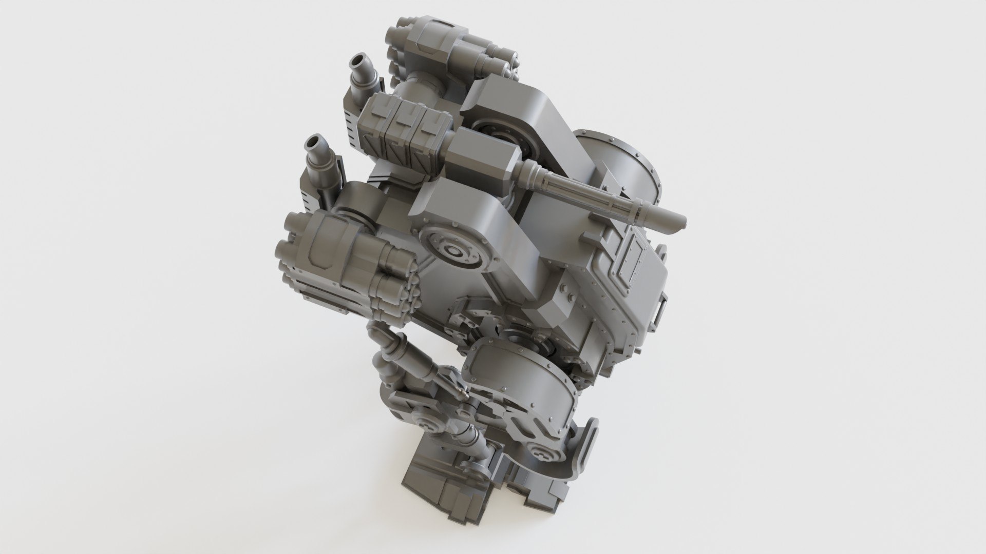 3D Gothic Mech For 3d Print Model - TurboSquid 2149612