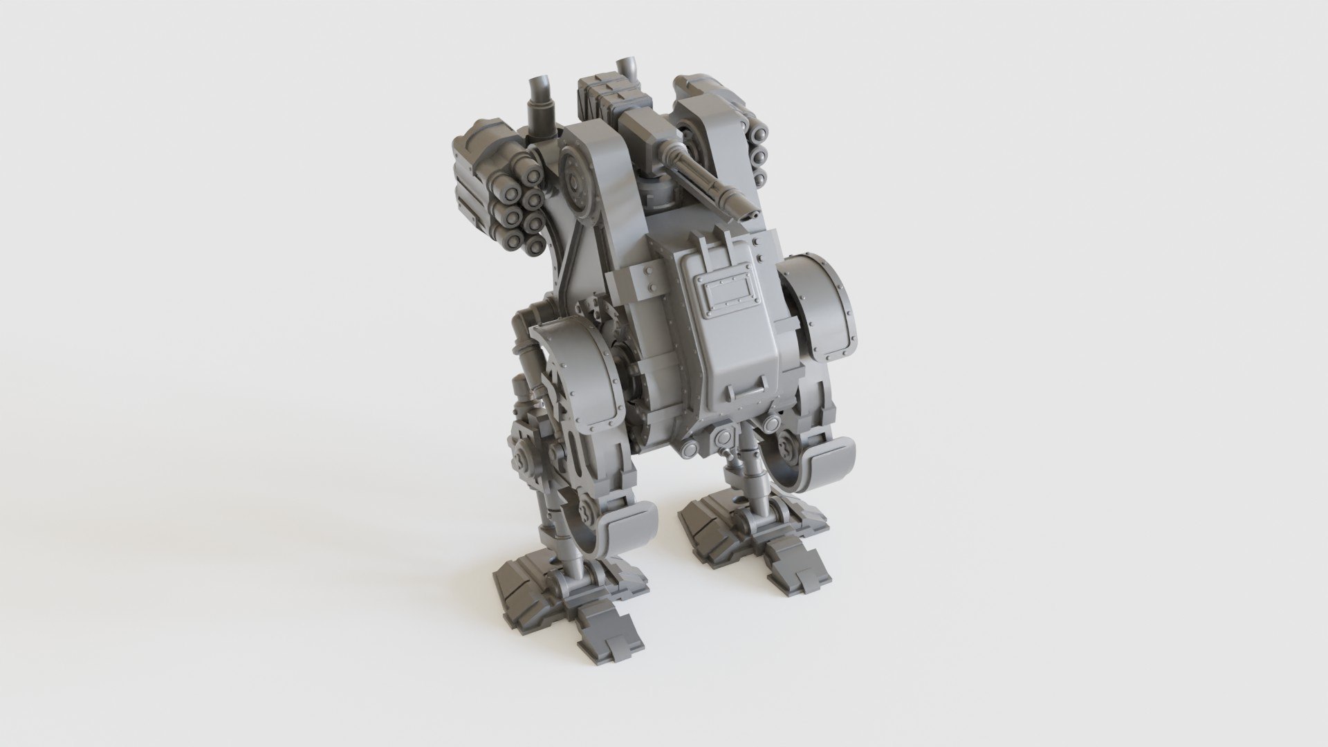 3D Gothic Mech For 3d Print Model - TurboSquid 2149612
