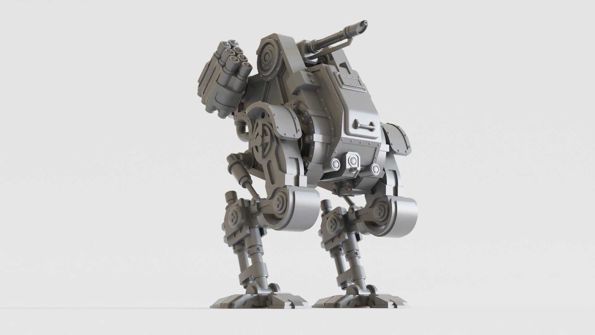 3D Gothic Mech For 3d Print Model - TurboSquid 2149612
