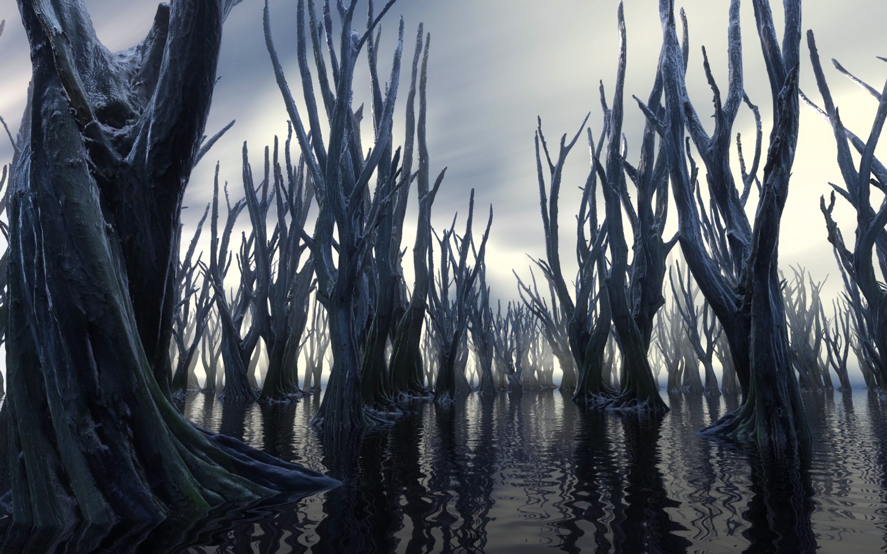 Spooky forest hd 3D model - TurboSquid 1208345