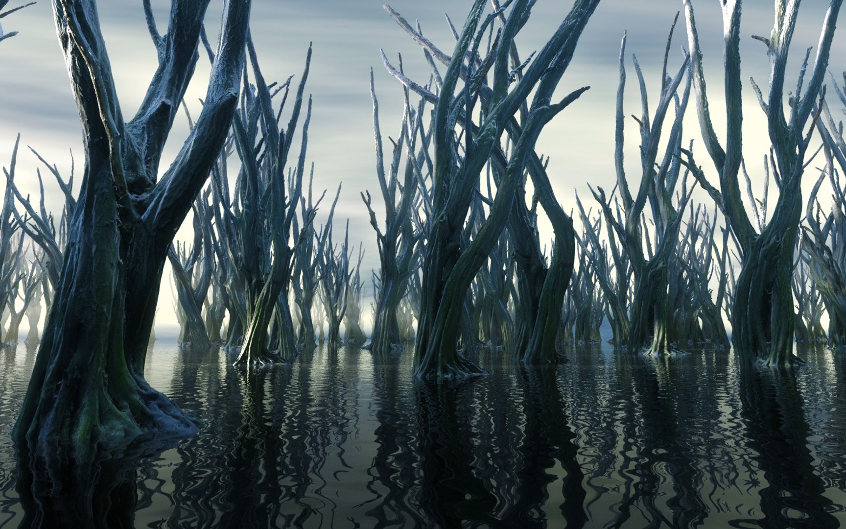 Spooky forest hd 3D model - TurboSquid 1208345