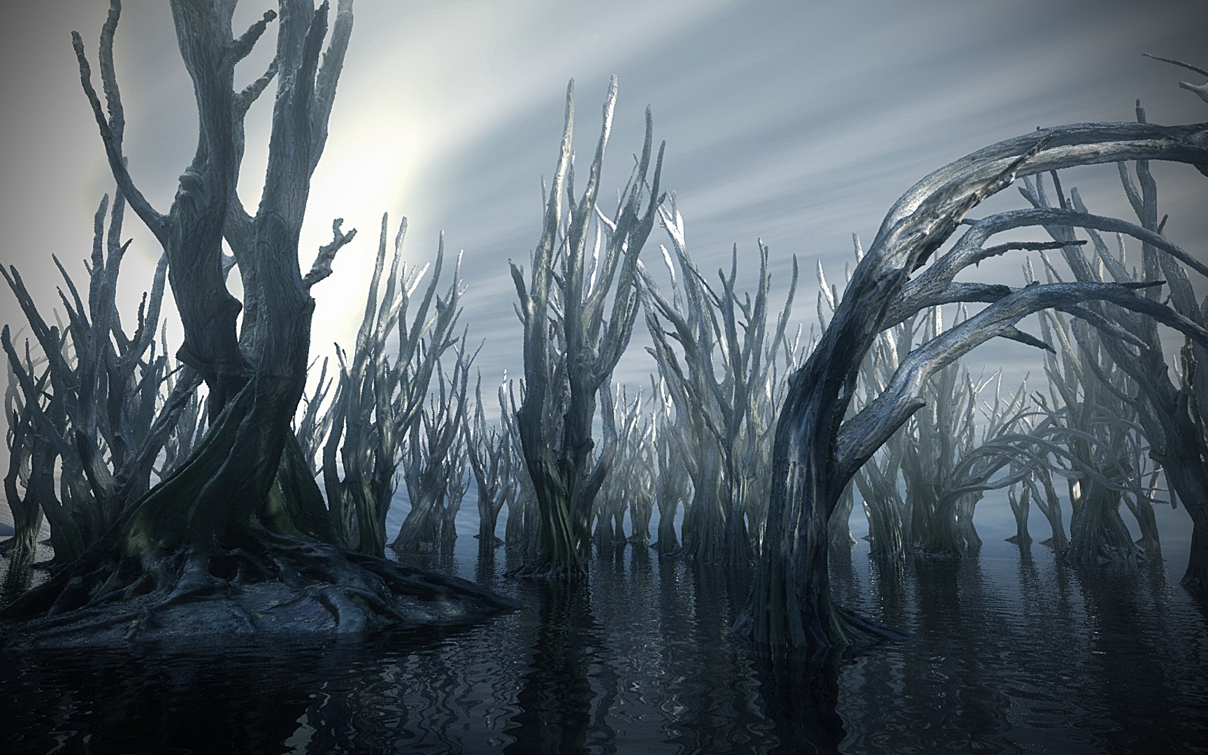 Spooky forest hd 3D model - TurboSquid 1208345