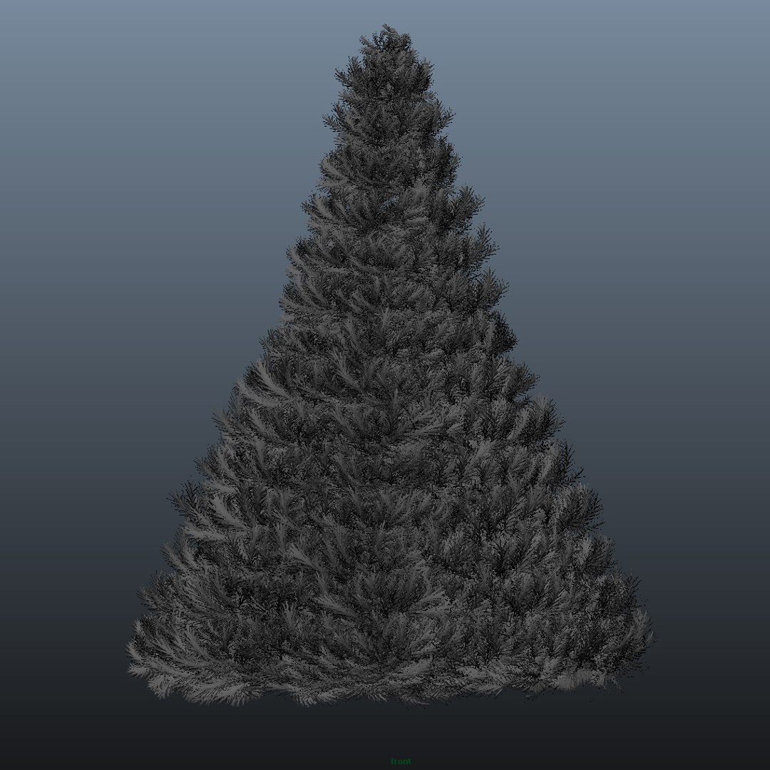 Stylish Christmas Tree 3d Model