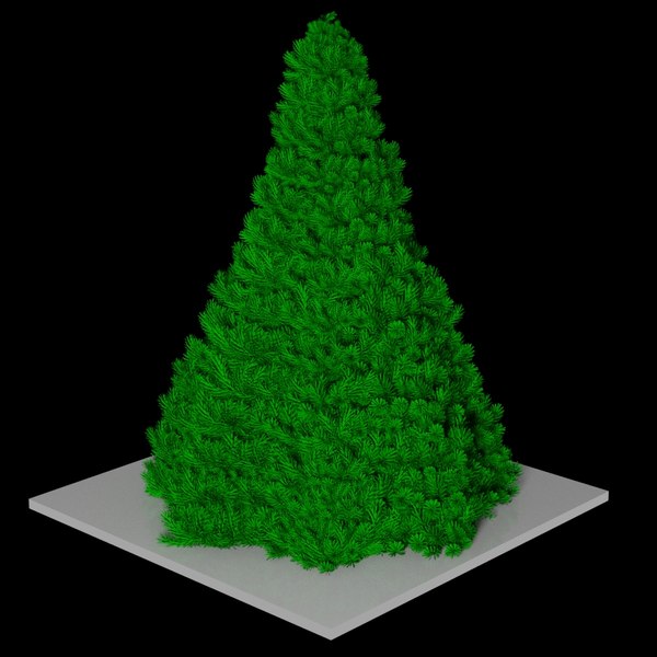 stylish christmas tree 3d model