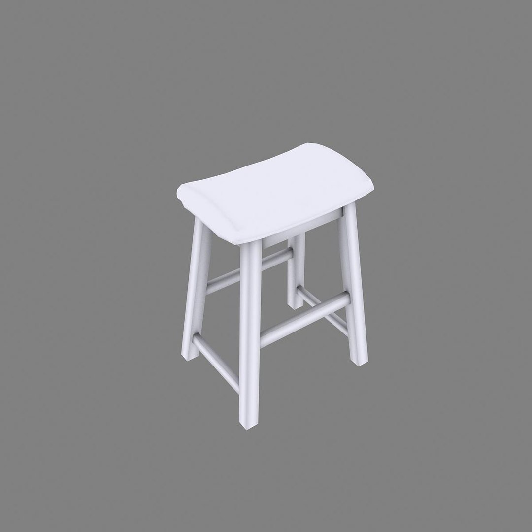 Japanese Chair 3d Model