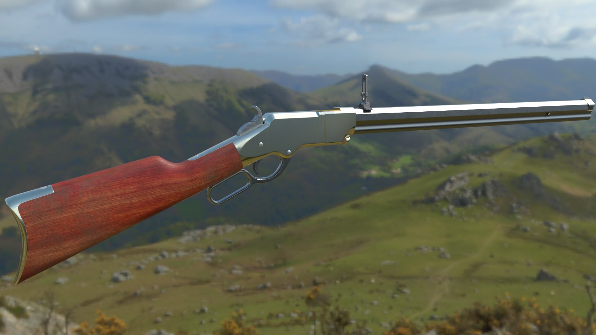Henry Rifle 1860 3D Model - TurboSquid 1421673