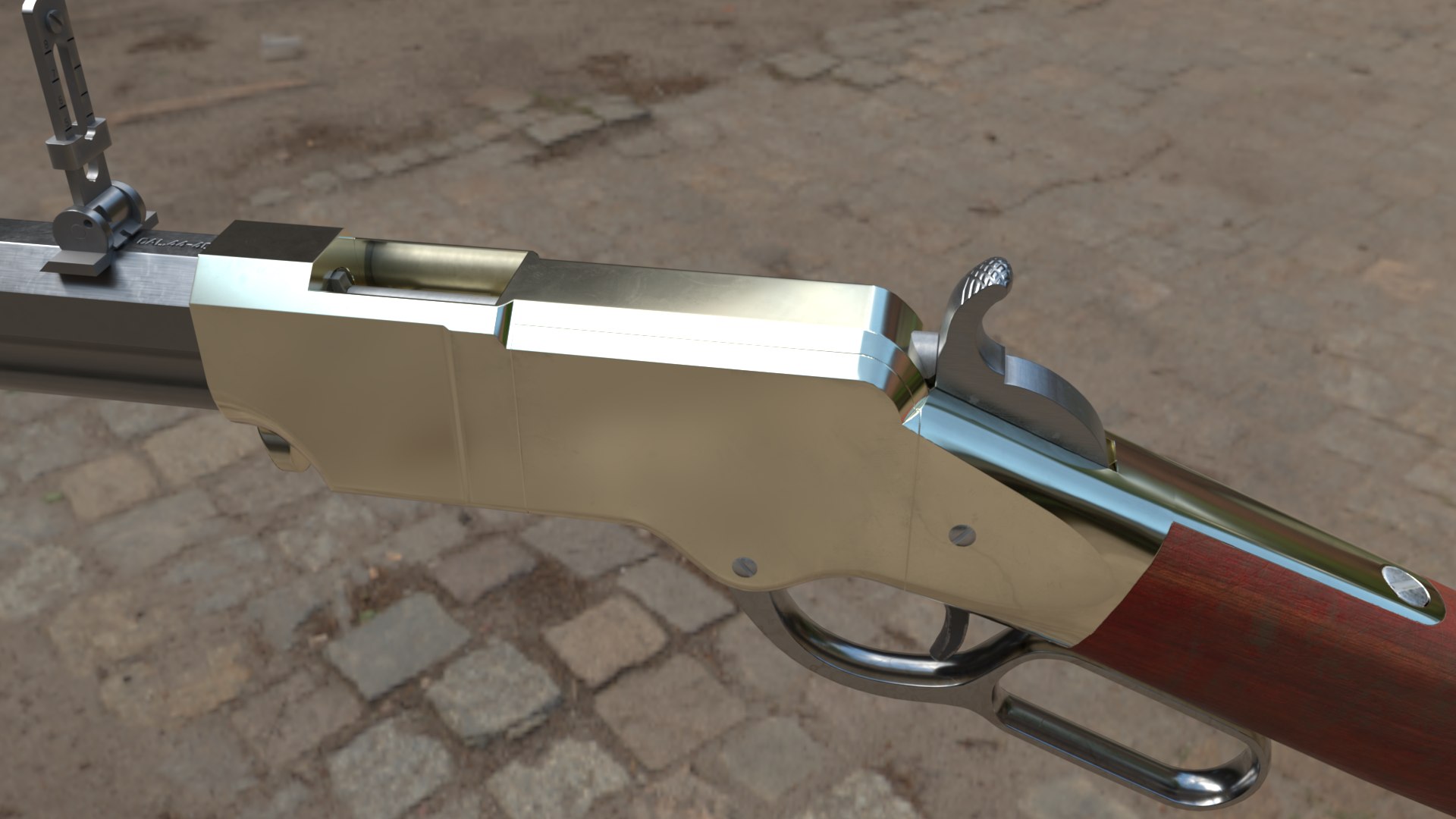 Henry Rifle 1860 3D Model - TurboSquid 1421673