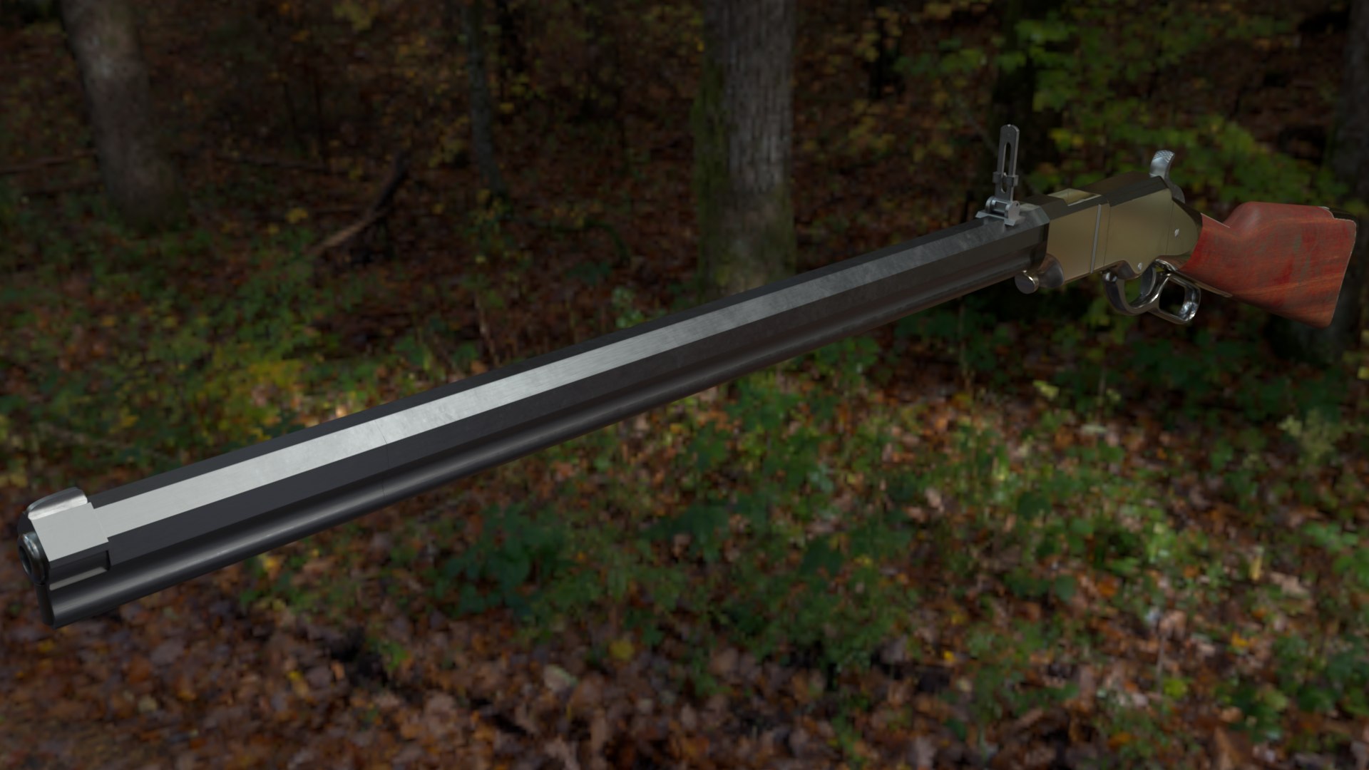 Henry Rifle 1860 3D Model - TurboSquid 1421673