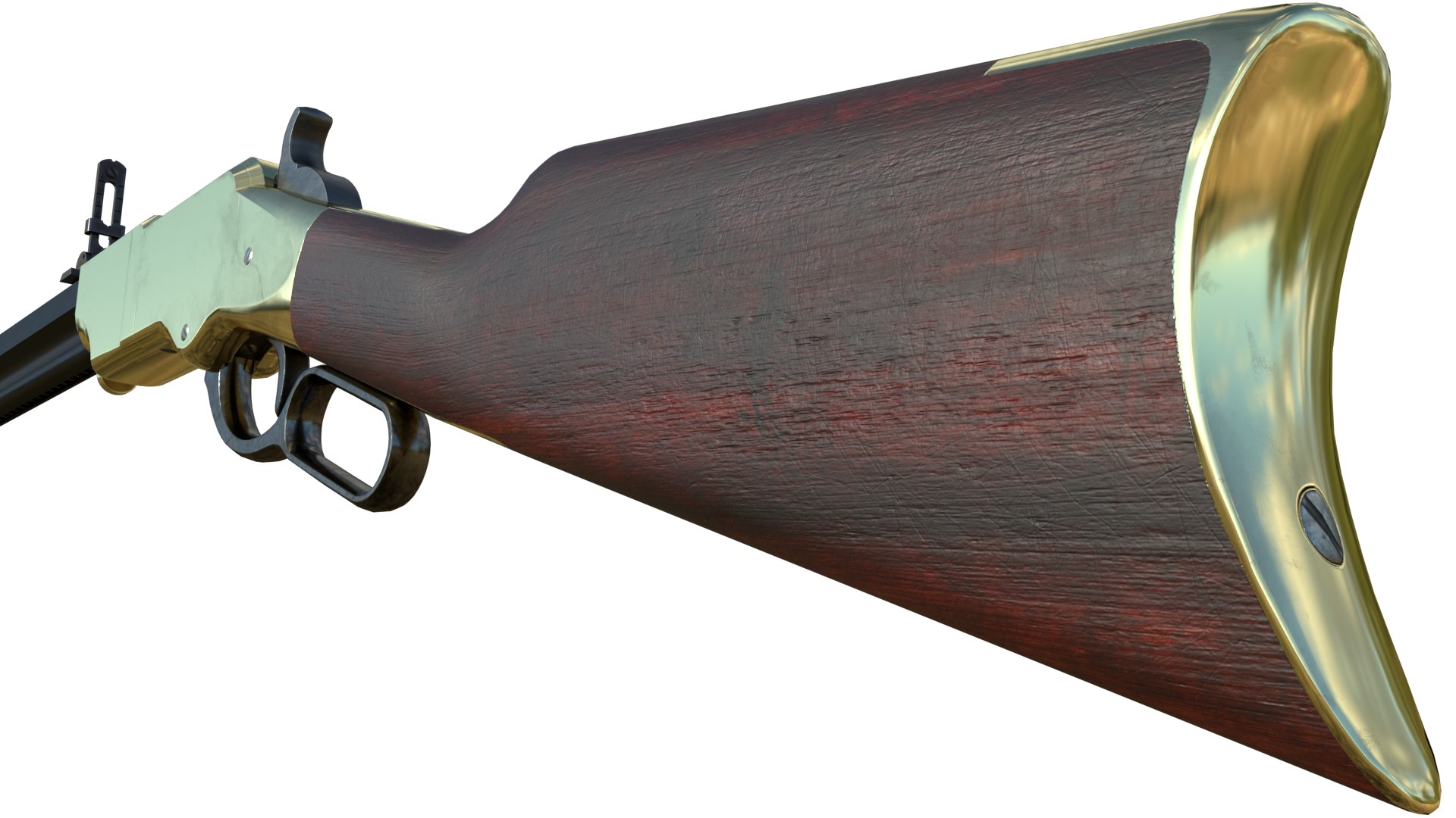 Henry Rifle 1860 3D Model - TurboSquid 1421673