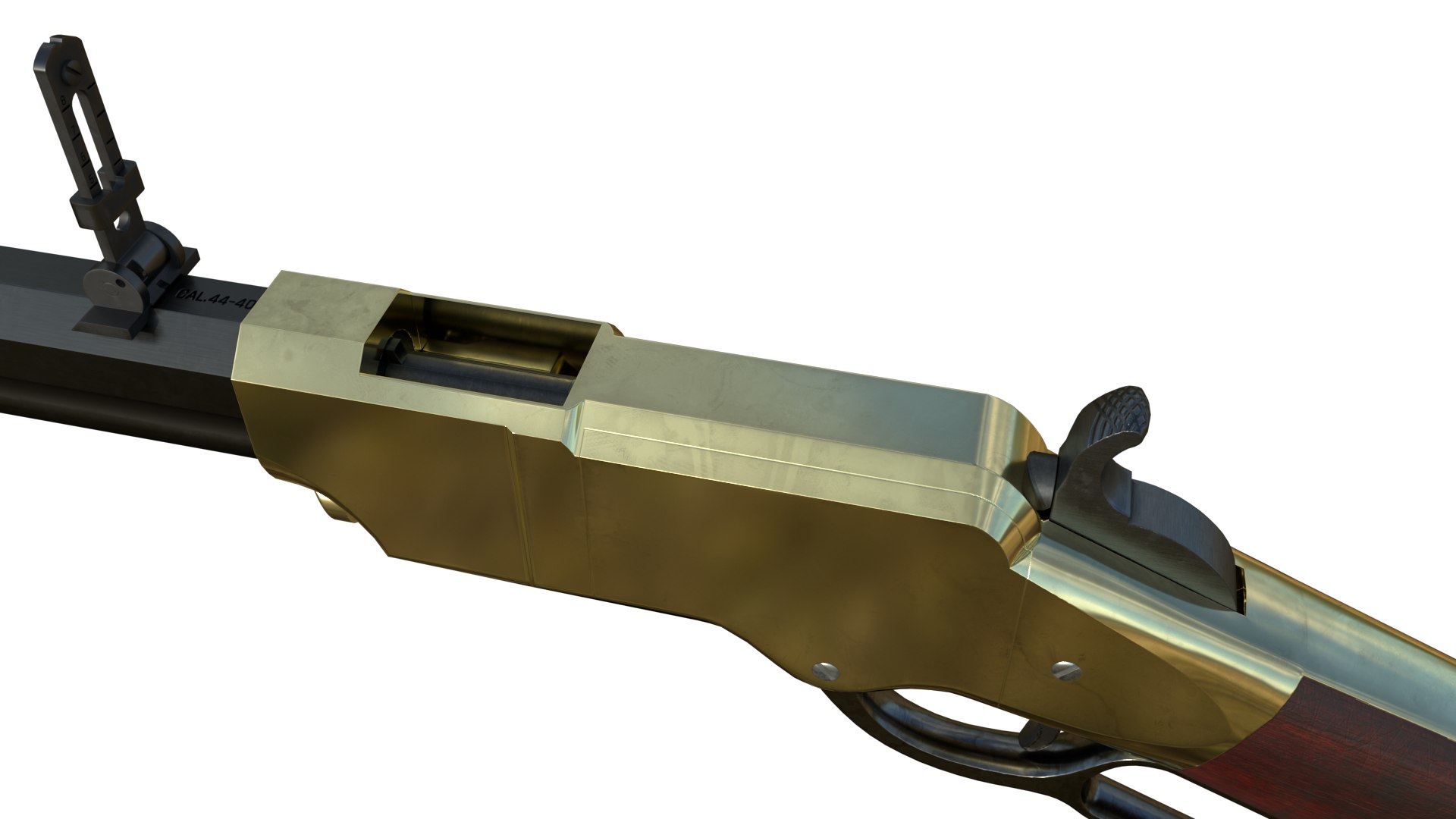 Henry Rifle 1860 3D Model - TurboSquid 1421673