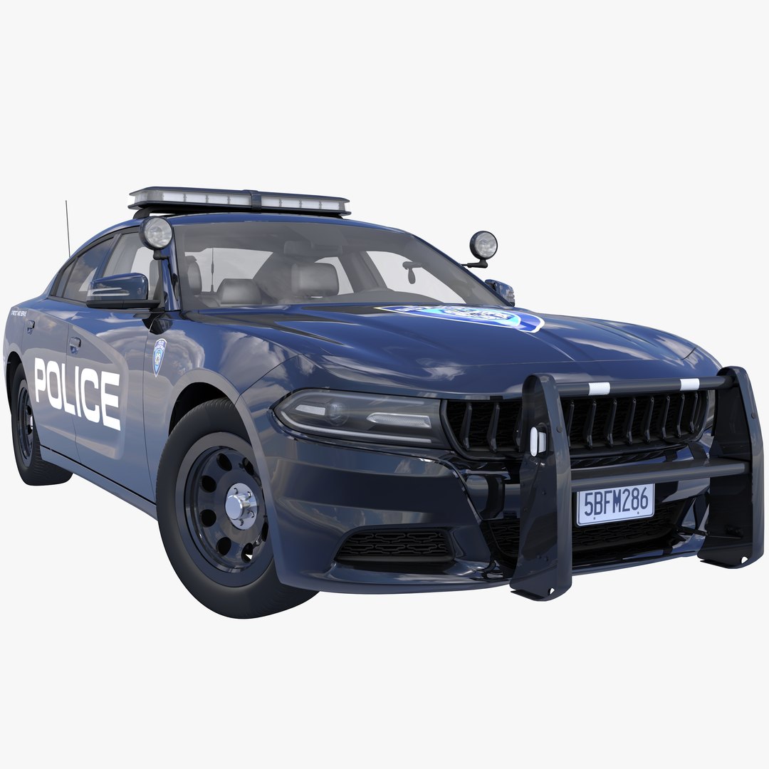 modelo 3d Generic Police Car - TurboSquid 2045039