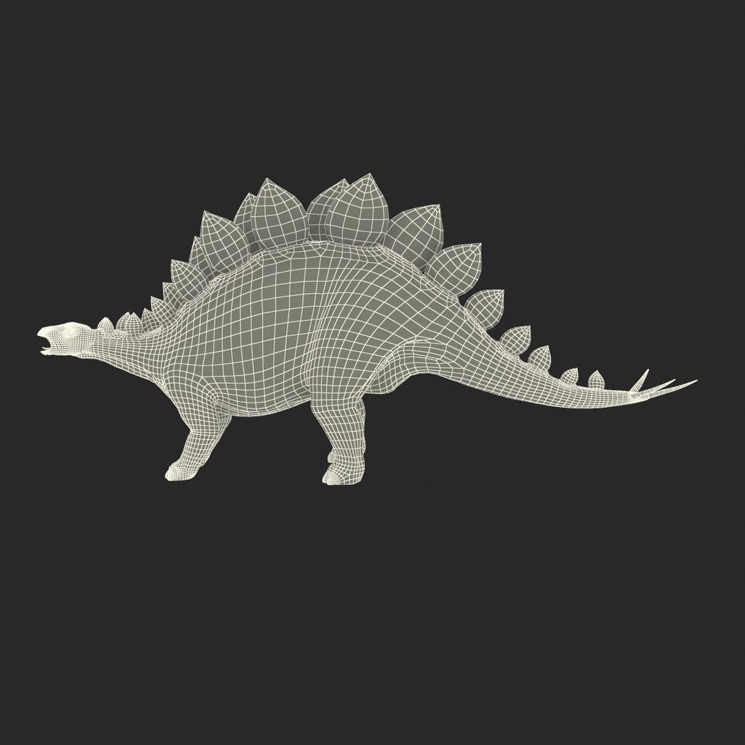Stegosaurus Rigged 3d Model