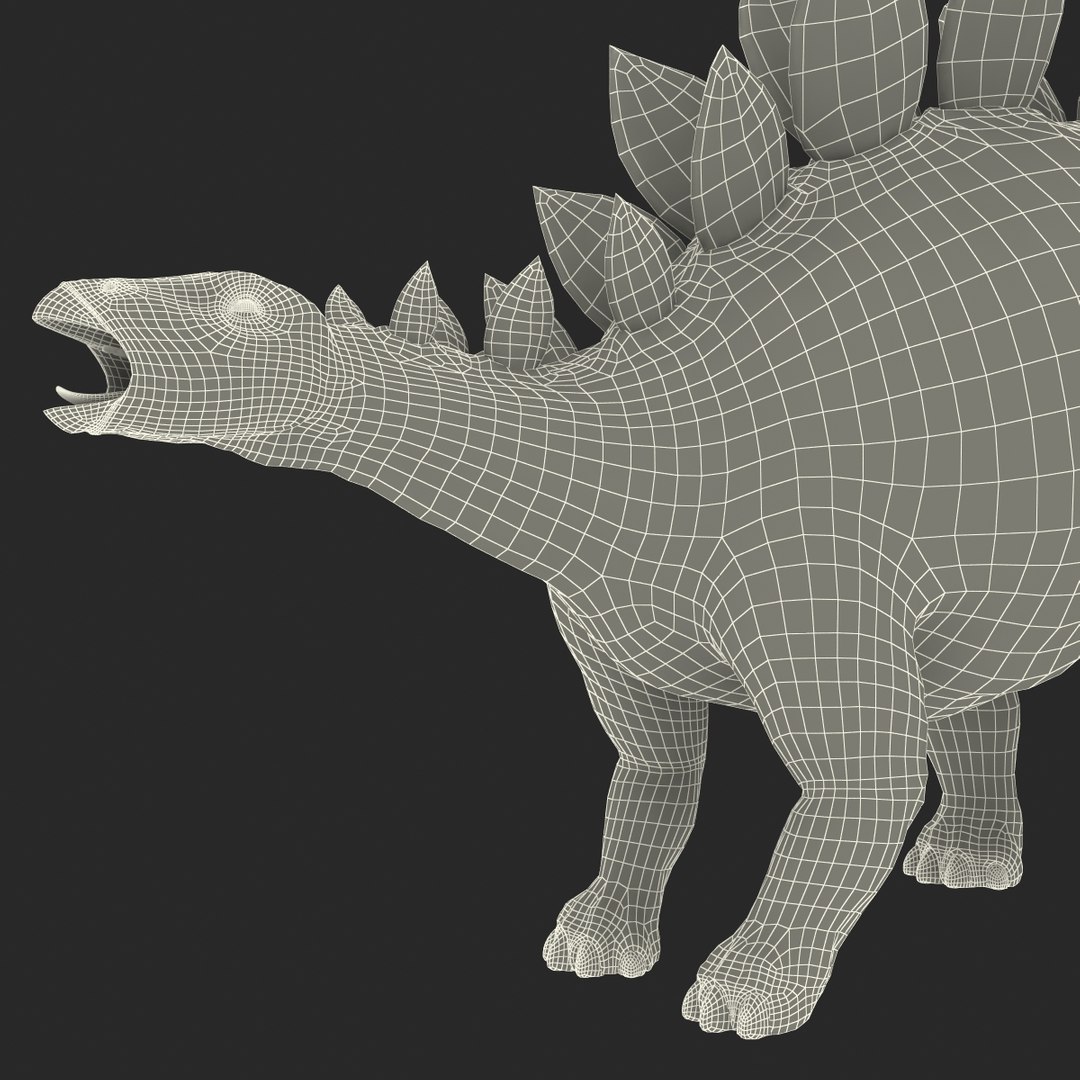 stegosaurus rigged 3d model