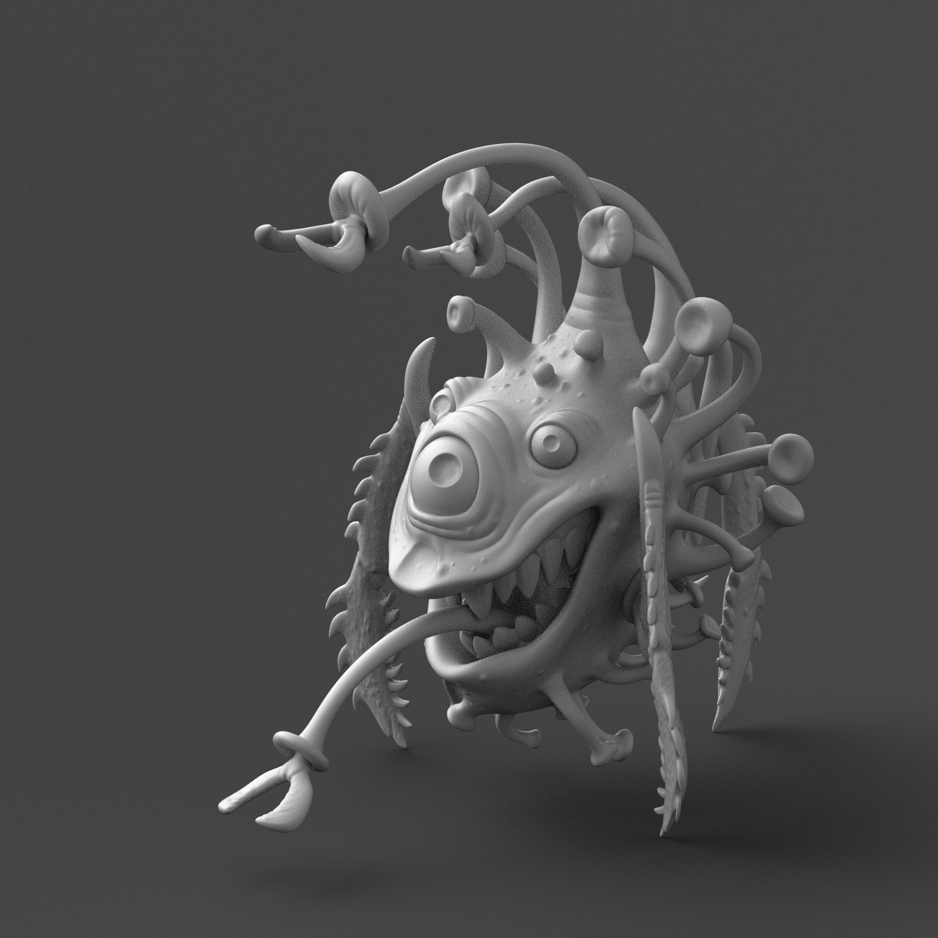 Covid monster 3D model - TurboSquid 1695120