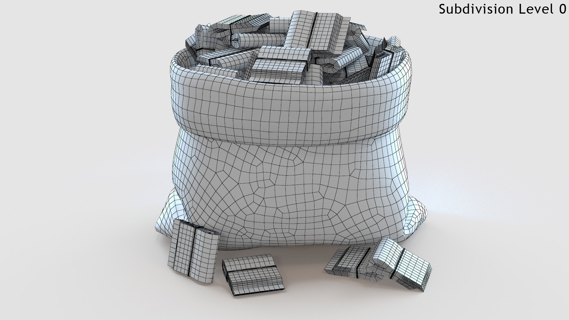 3D Money Bags - TurboSquid 1981977