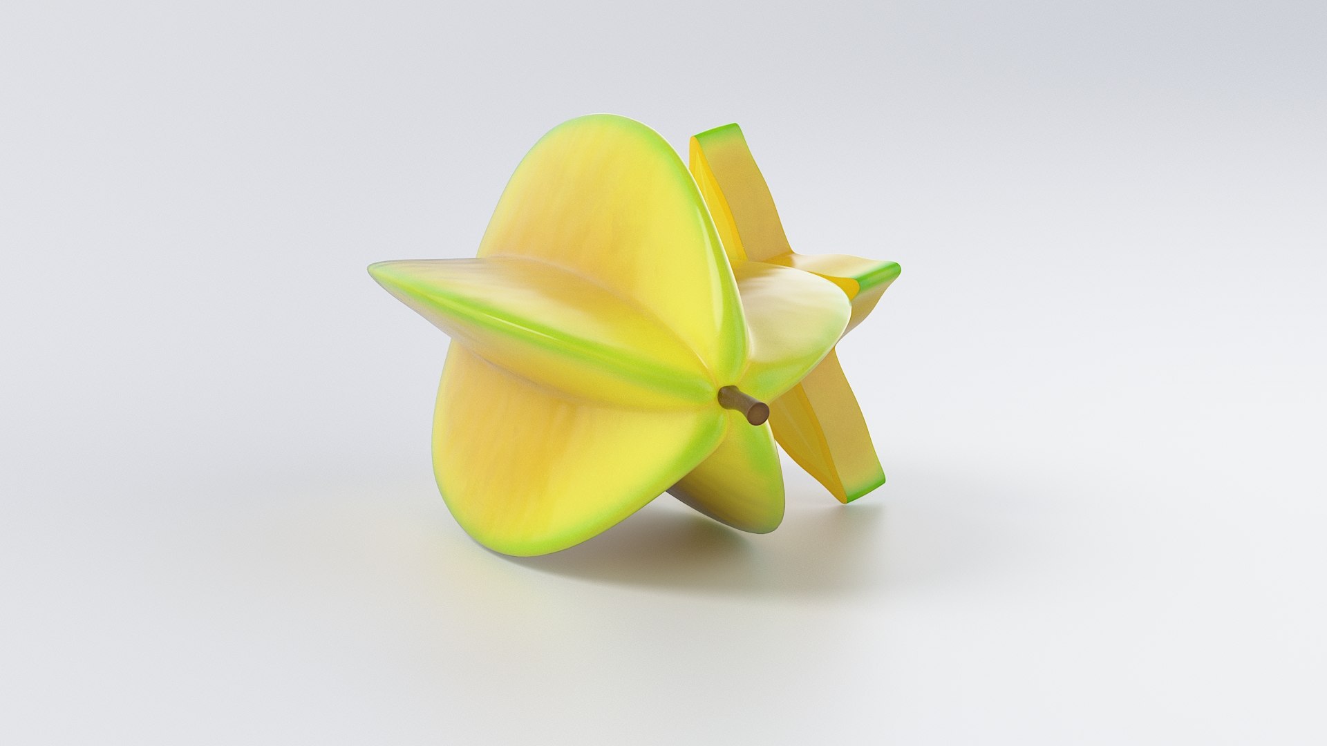 Cartoon Starfruit 3D Model - TurboSquid 2092922