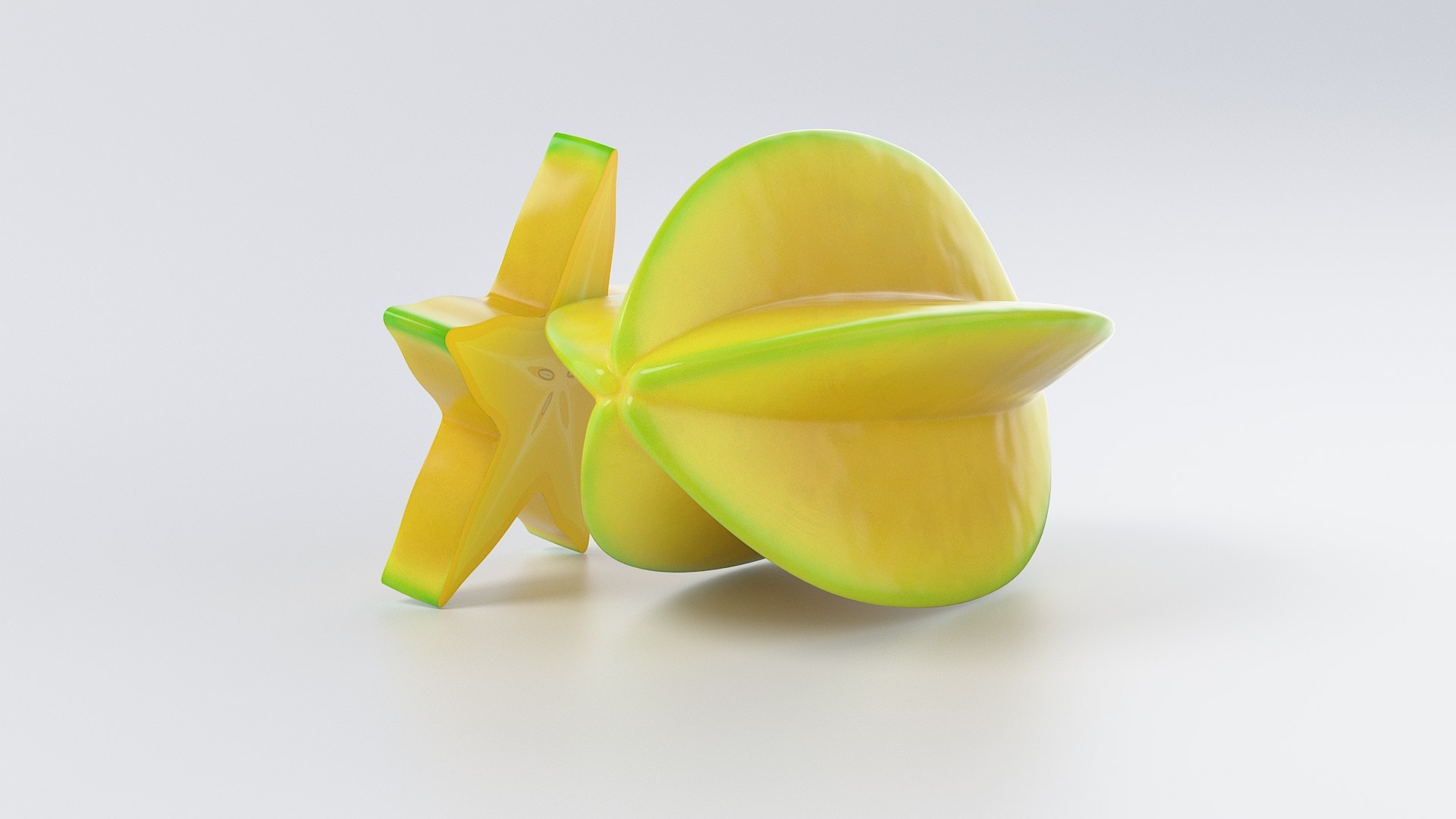 Cartoon Starfruit 3D Model - TurboSquid 2092922