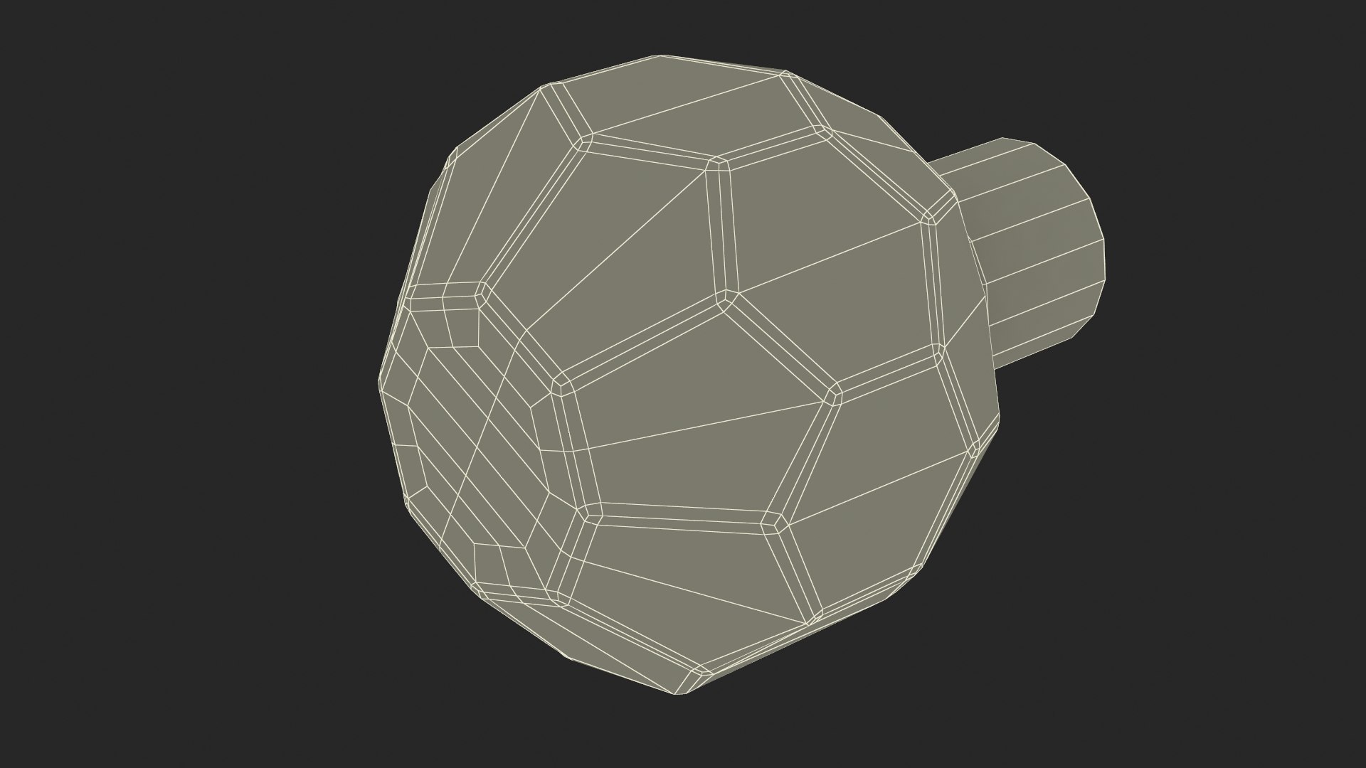 3D Kitchen Cabinet Handle Knob Spherical Bronze - TurboSquid 2223291