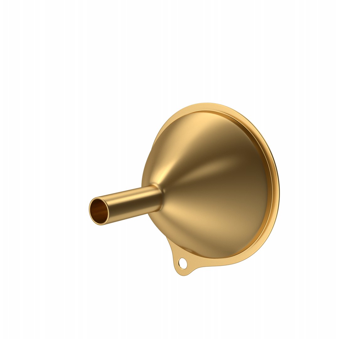 3D Model Gold Funnel - TurboSquid 1887255