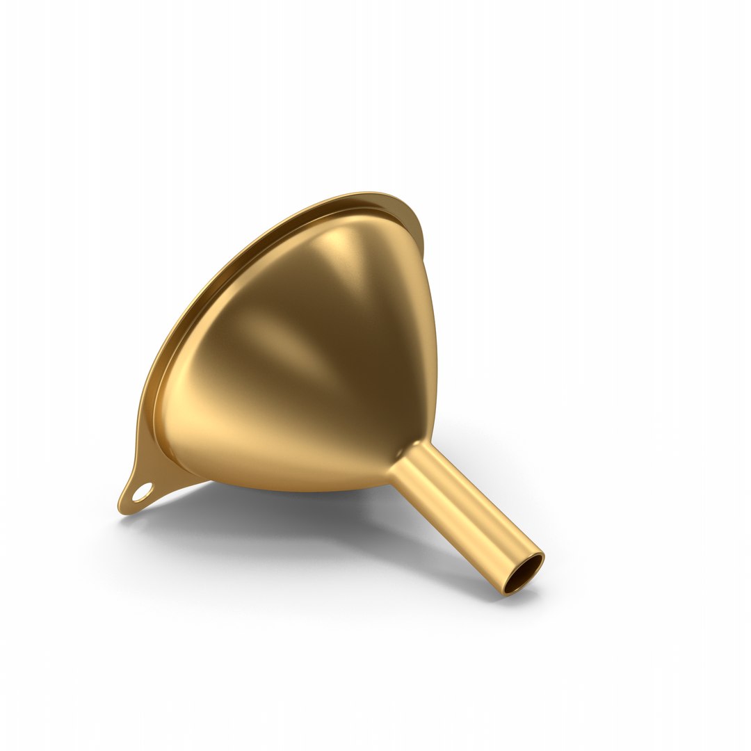 3D Model Gold Funnel - TurboSquid 1887255