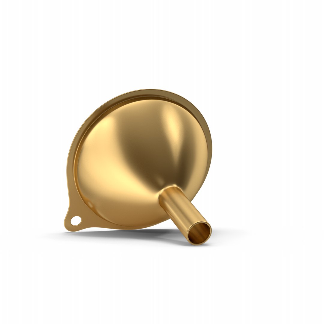 3D Model Gold Funnel - TurboSquid 1887255